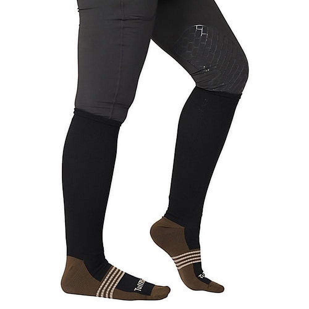 TuffRider Compression Riding Socks Black/Brown - Walmart.com