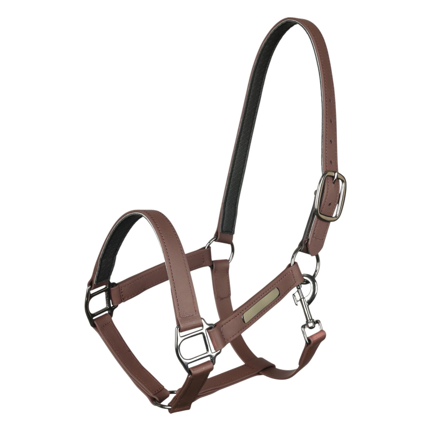 TuffRider EasyCare EquiLeather Break Away Halter-Brown-Cob - Walmart.com