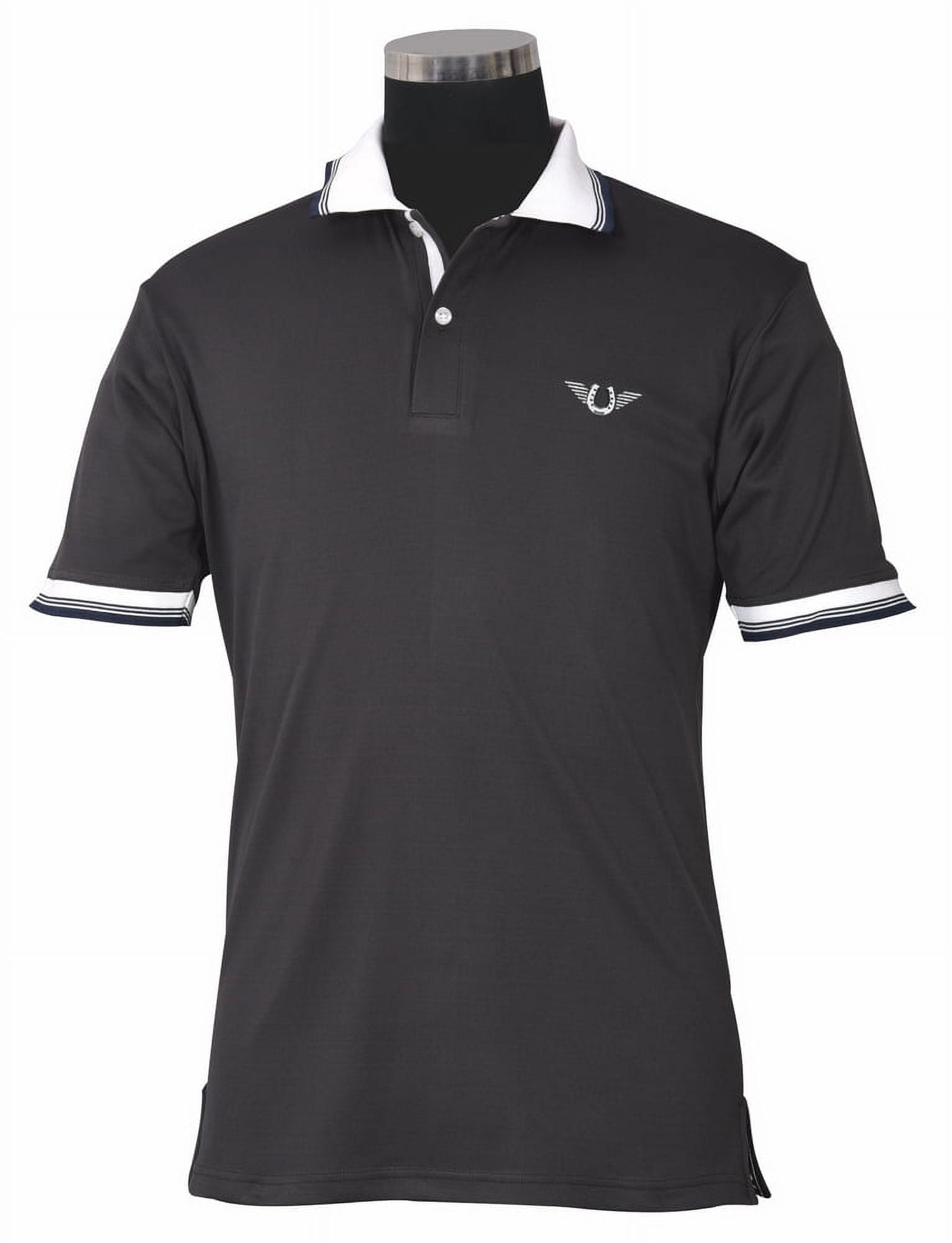 TuffRider Men's Mark Short Sleeve Polo Sport Shirt - Walmart.com