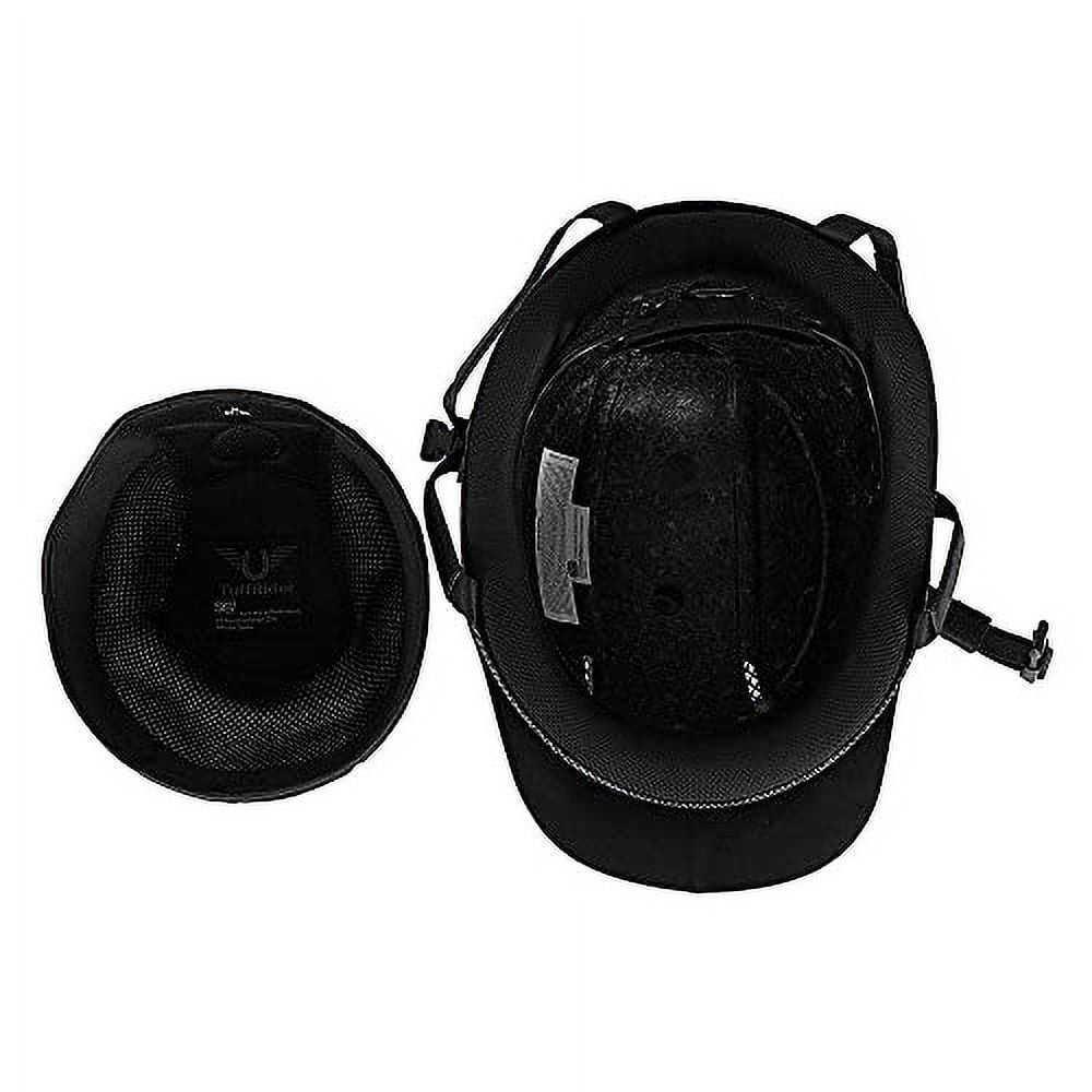 TuffRider Starter Carbon Fiber Print Equestrian Horse Riding Helmet ...