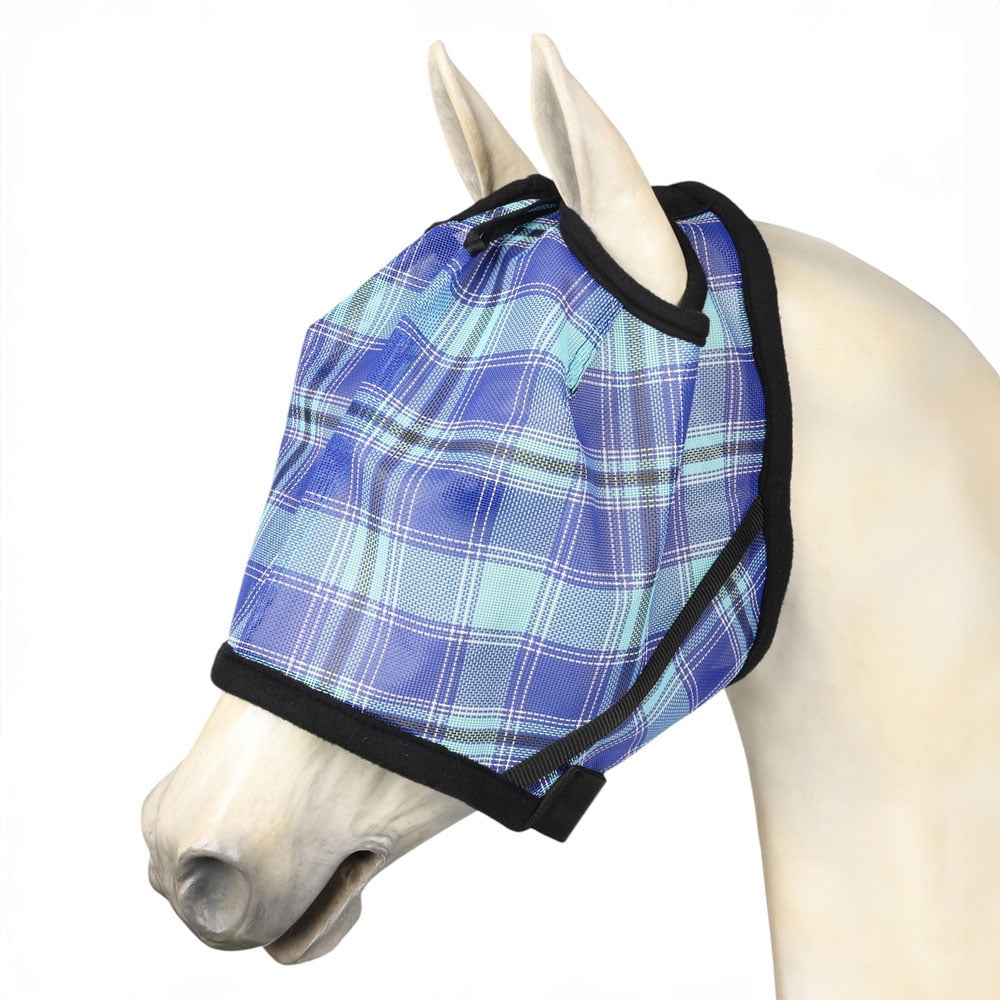 TuffRider Textilene Fly Mask-Sky Blue/Blue-Pony - Walmart.com