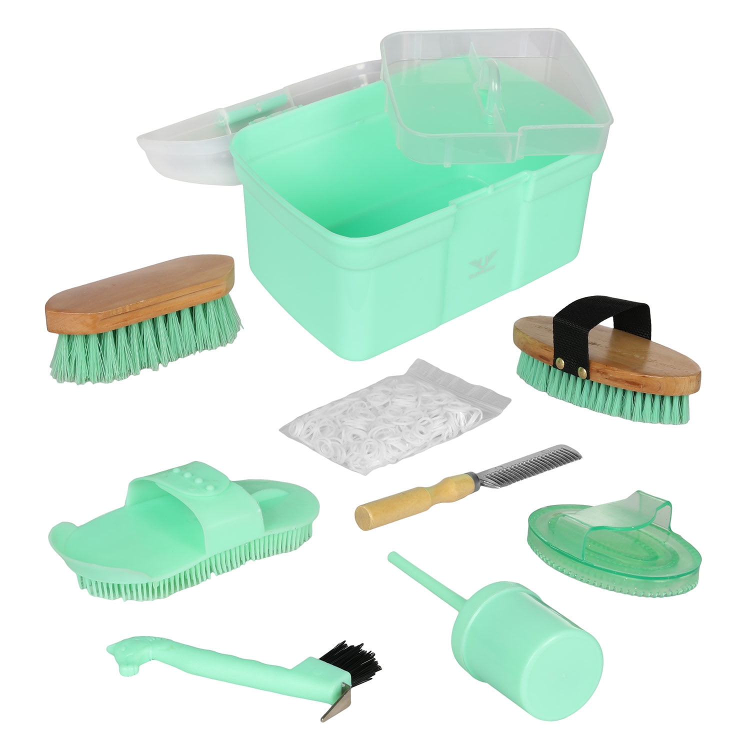 TuffRider Ulitmate Groom Box Kit 10Pc-Green - Walmart.com
