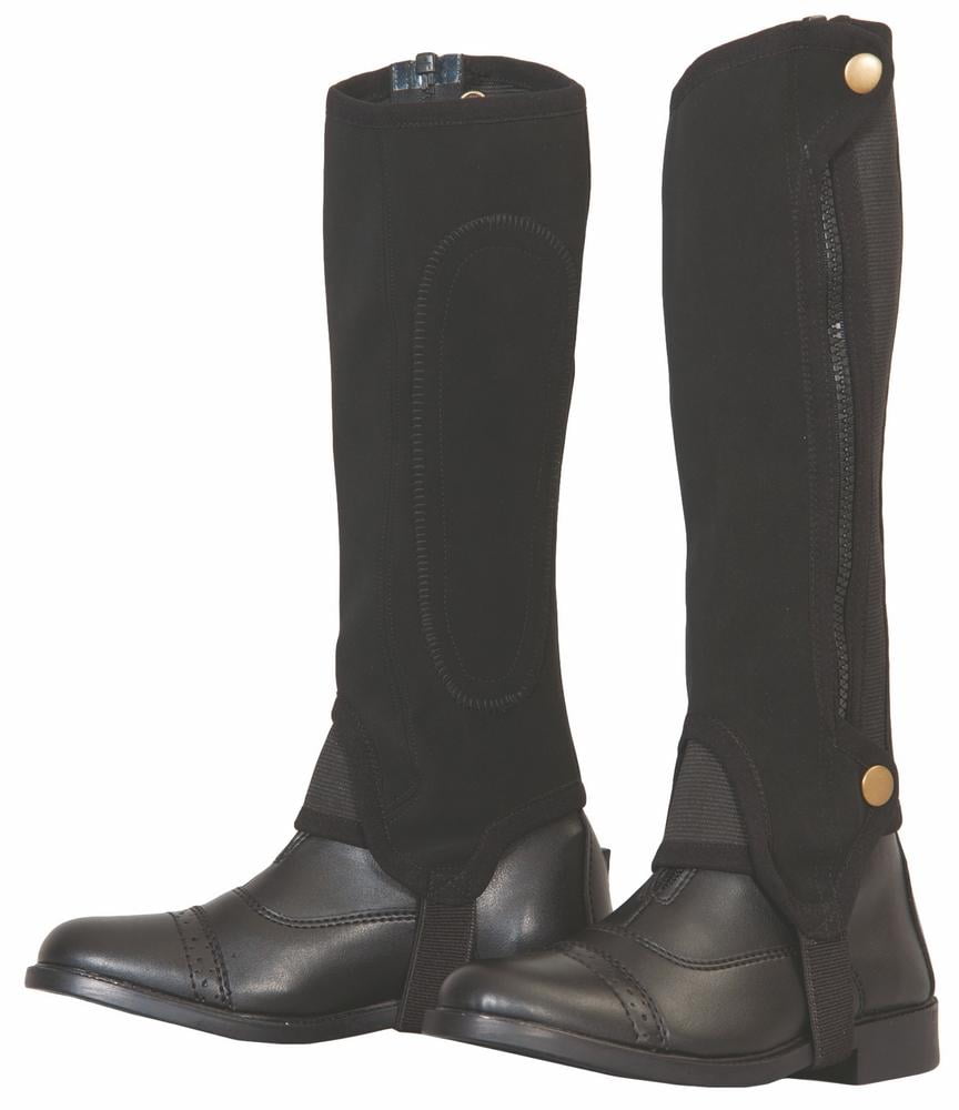TuffRider Washable Children's Half Chaps XXS BLACK - Walmart.com