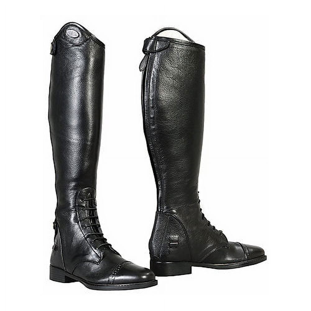 TuffRider Women Belmont Leather Field Boots - 6 Black Regular - Walmart.com
