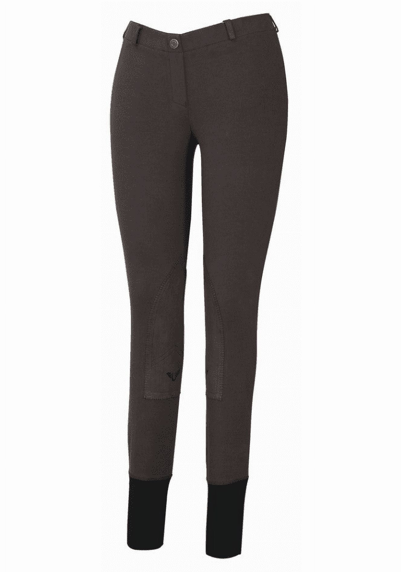 TuffRider Women's Starter Lowrise Pull-On Breech, Dark Charcoal, 26 ...