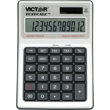 Dm1200bm Desktop Calculator, 12-Digit Lcd, Silver | Bundle of 2 Each ...
