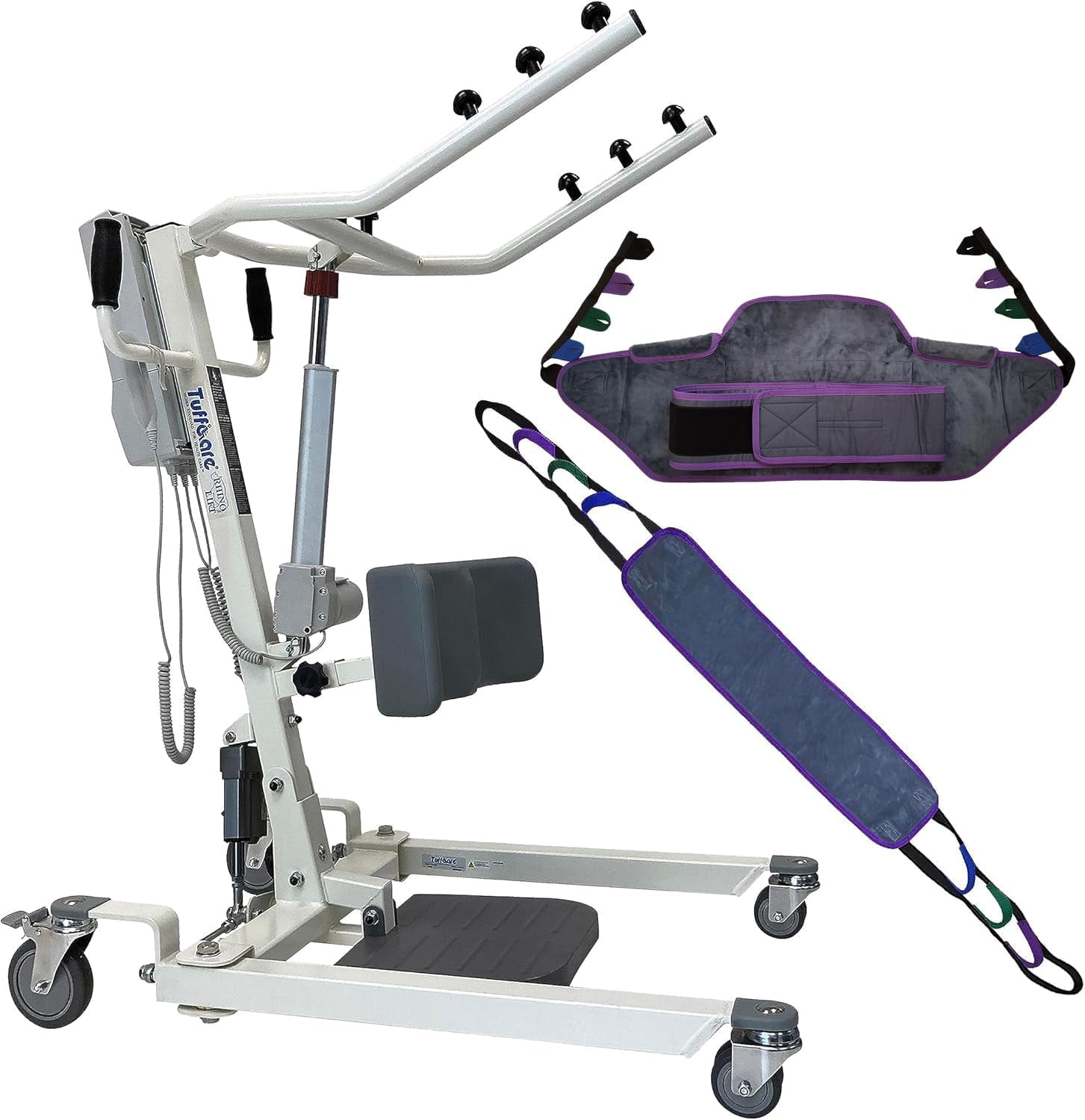 Tuffcare Stand Up Full Electric Patient Lift - Sit to Stand, Deluxe ...