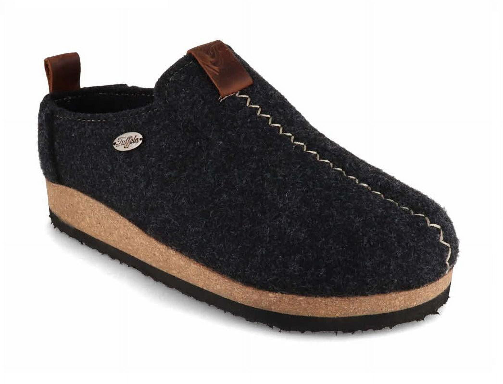 Tuffeln® Wool Slippers with Arch Support «Heimkehr», dark grey ...