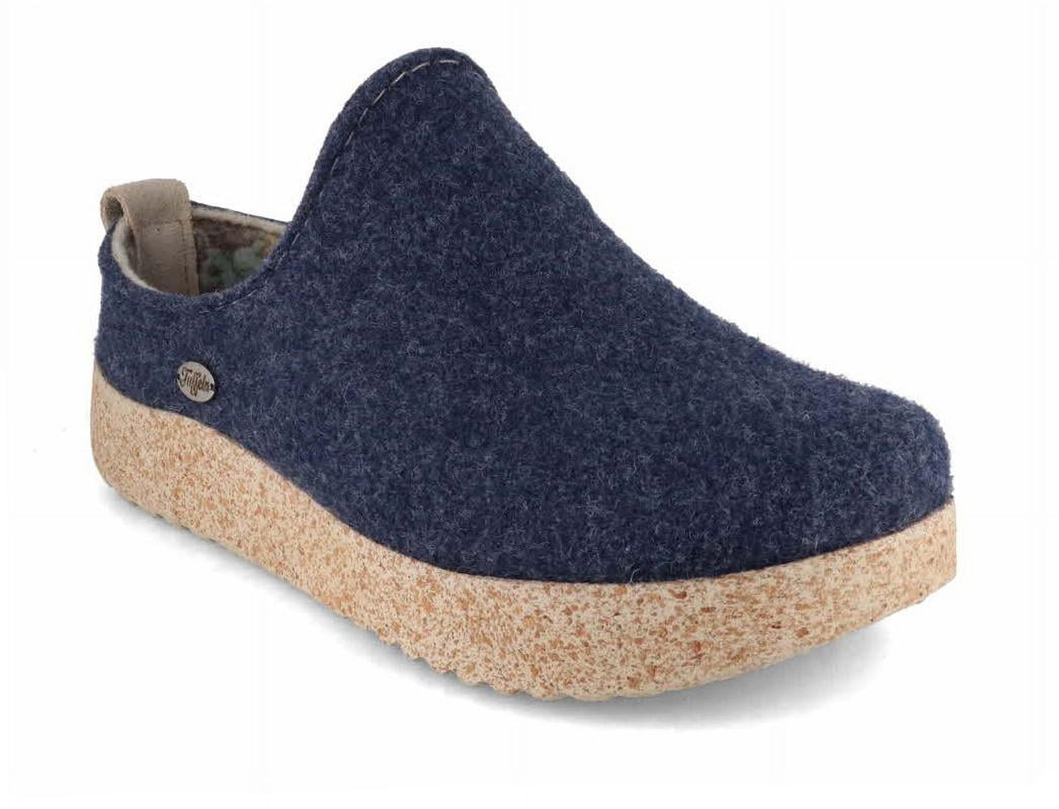 Tuffeln® modern Wool Felt Clogs «Rasant», blue - Walmart.com