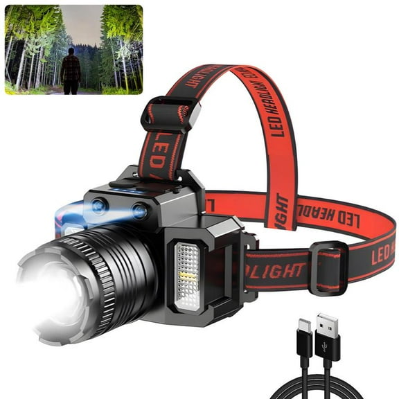 Swiss Tech Kumpel 400 Lumen Mini LED Headlamp and Cap Light, IP67 ...