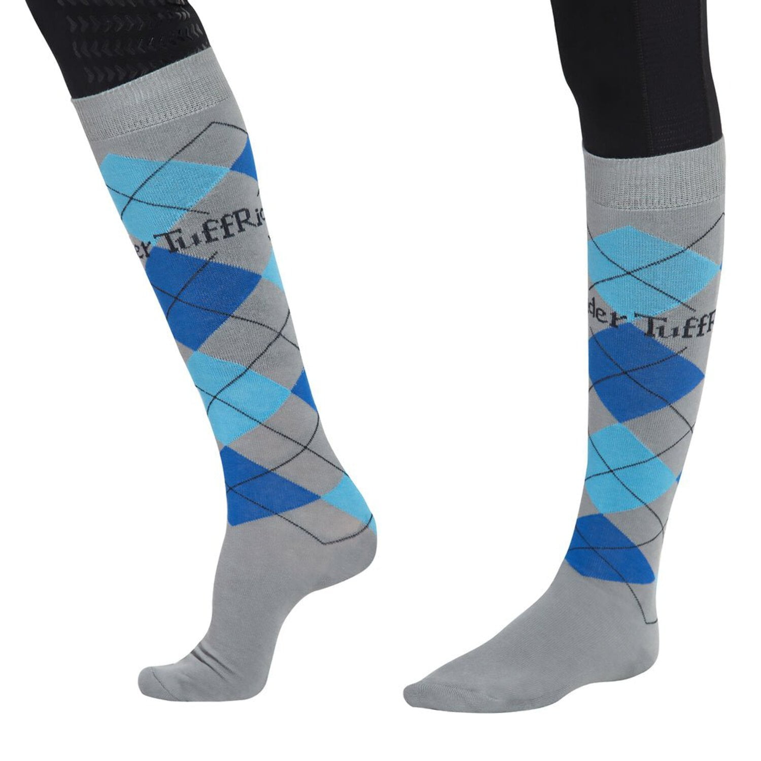 Tuffrider Argyle Socks Grey/Royal/Lt Blue - Walmart.com
