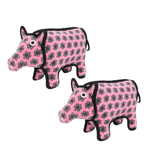 Tuffy Medium Barnyard Pig. Durable Plush Dog Toy, 2 Pack - Walmart.com
