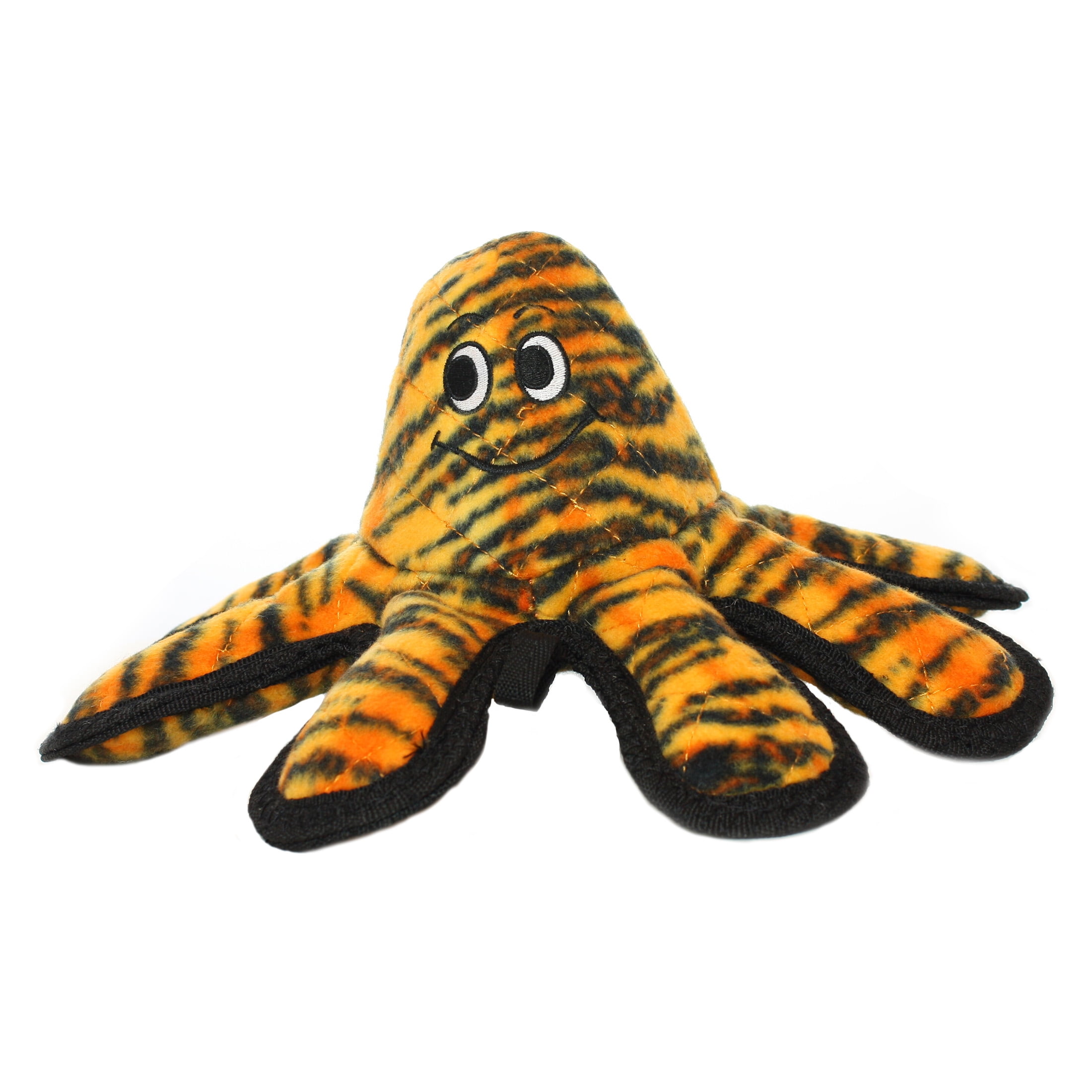 Tuffy Mega Small Octopus, Tiger, Durable Plush Dog Toy - Walmart.com