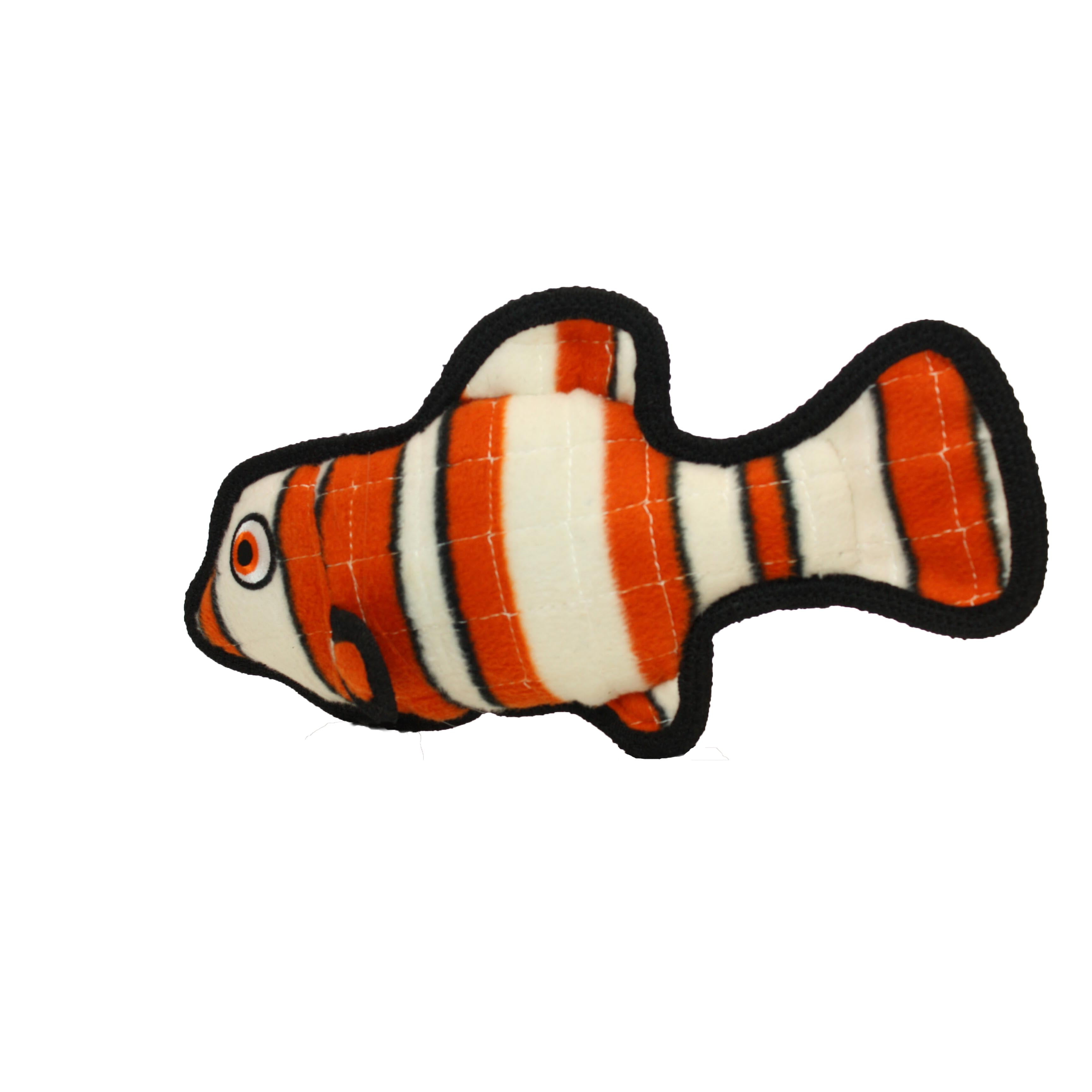 Tuffy Ocean Creature Fish Orange, Durable Dog Toy - Walmart.com