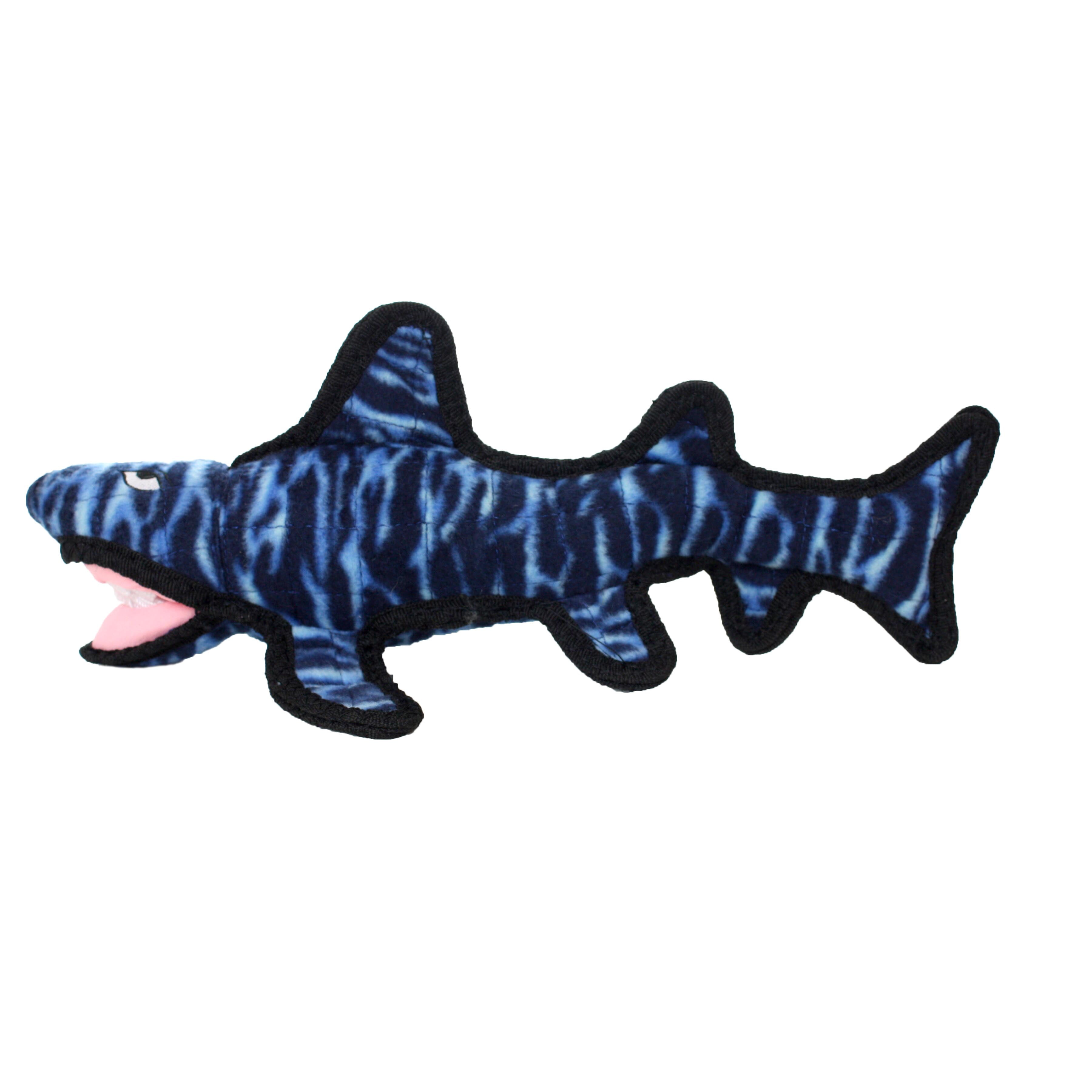 Tuffy Ocean Creature Shark Durable Plush Squeaky Dog Toy - Walmart.com