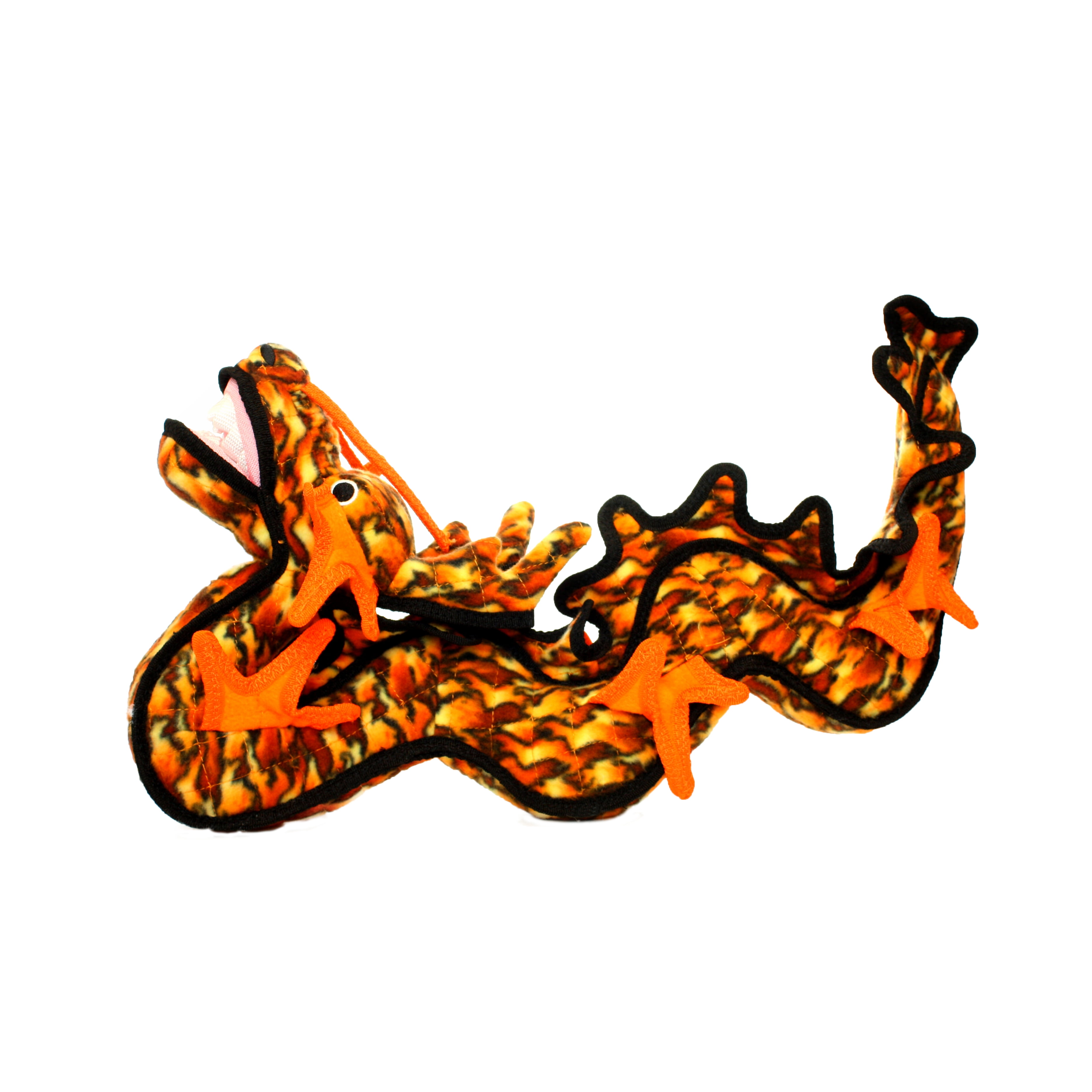 Tuffy's Durable Orange Dragon Dog Toy with Squeaker - Walmart.com