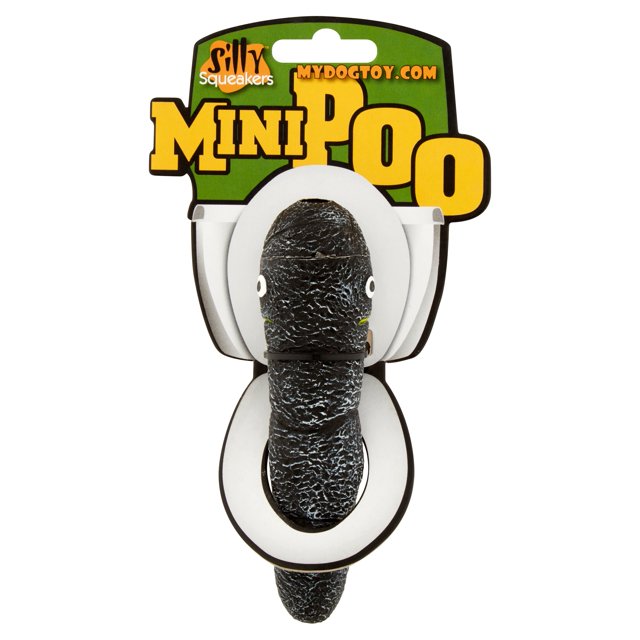 Silly Squeakers MiniPoo Durable Floating Dog Squeaky Toy - Walmart.com