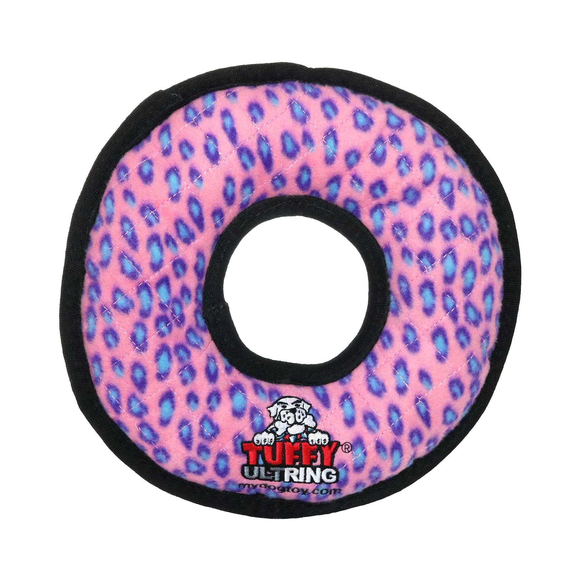 Tuffy's Ultimate Durable Ring Dog Toy, Pink Leopard - Walmart.com