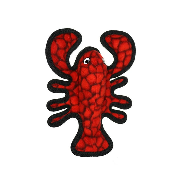 Tuffys Ocean Creatures Jr Lobster, Squeaky, Durable Dog Toy, Red ...