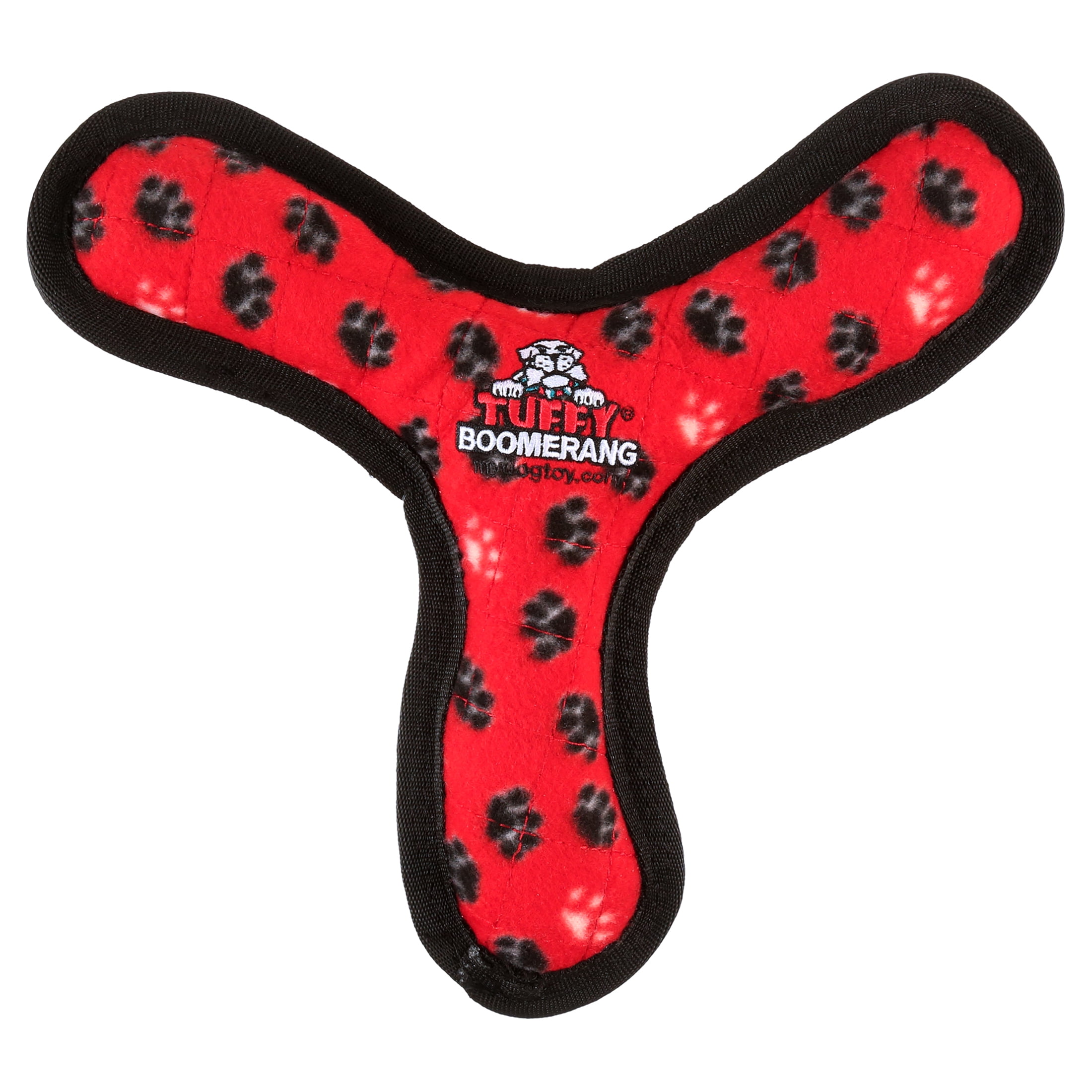 Tuffys Ultimate Boomerang Red Paw, Squeaky and Durable Dog Toy ...