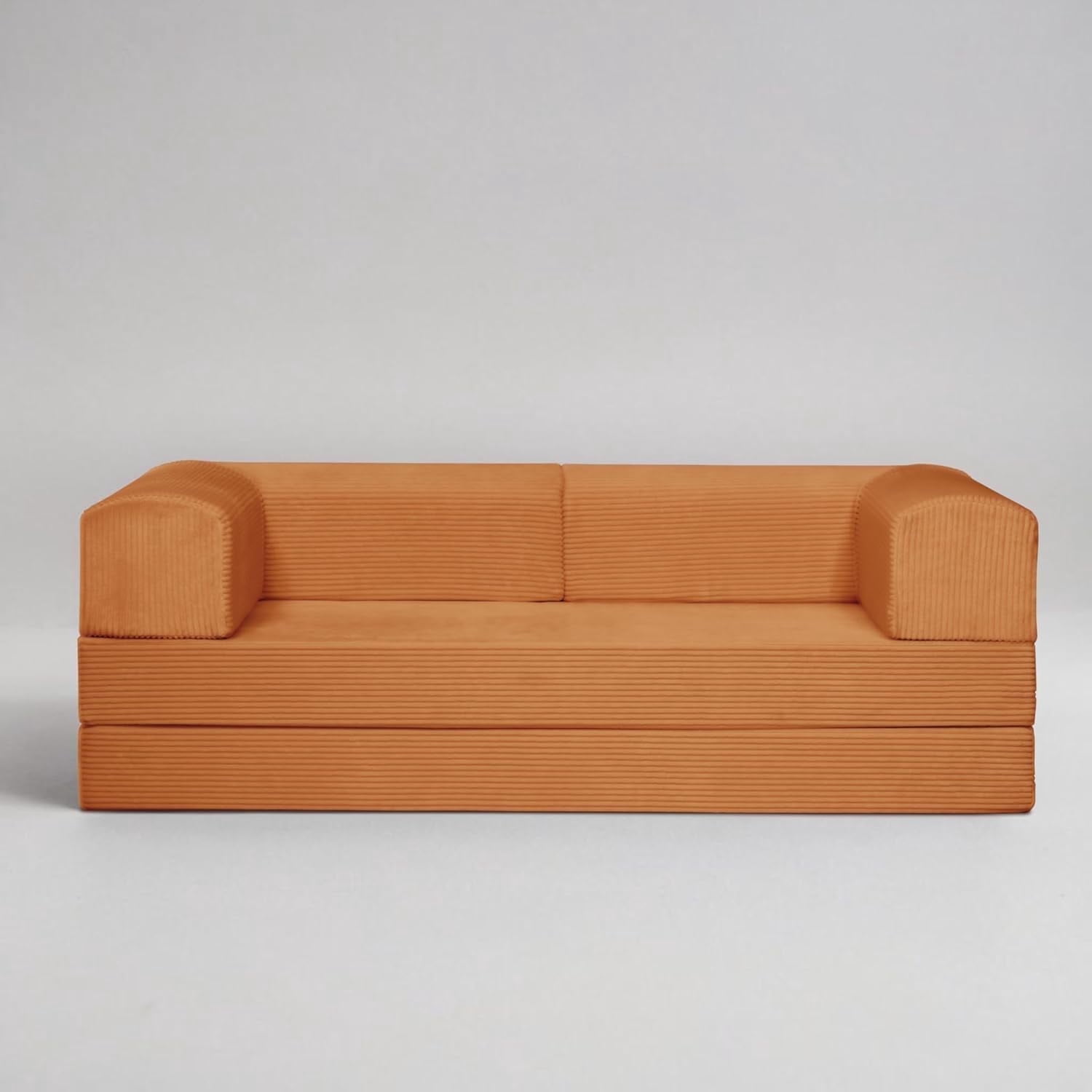 TUFT & FINCH Mid-Century Modern Style Premium 3-Seater Pull Out Couch ...