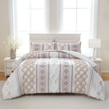 Tufted Comforter Set King Size Boho Comforter Set 7 Pieces Bed in a Bag ...