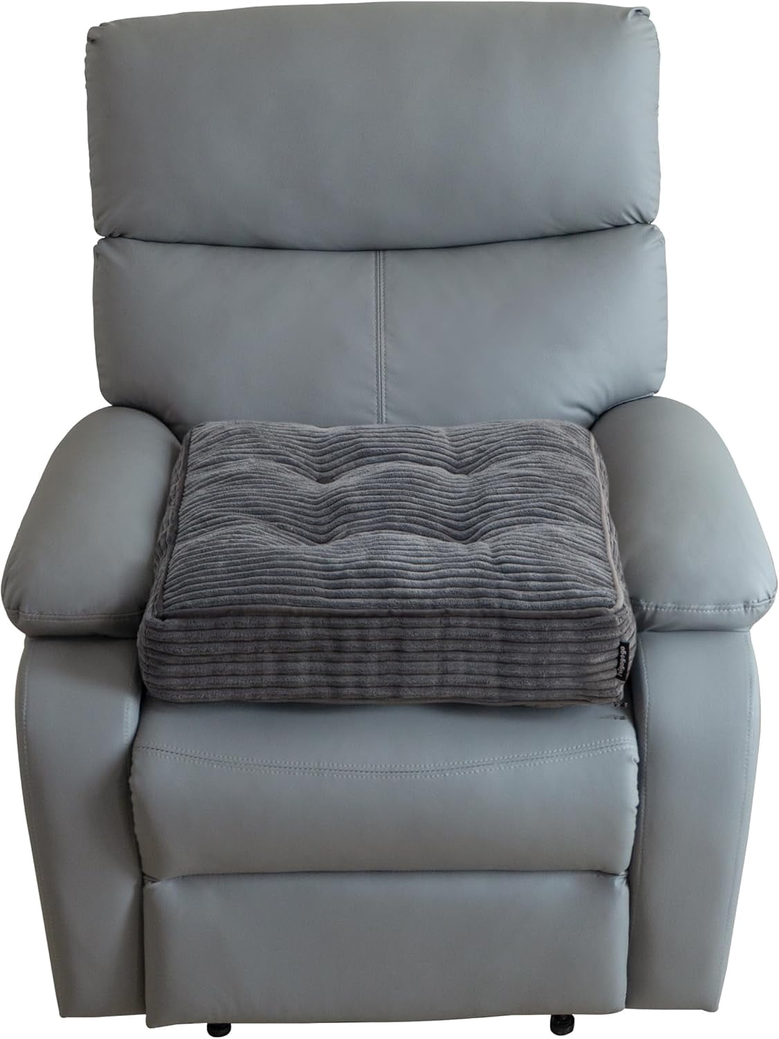 Tufted Corduroy Recliner Seat Cushion for Elderly, High Density Foam ...