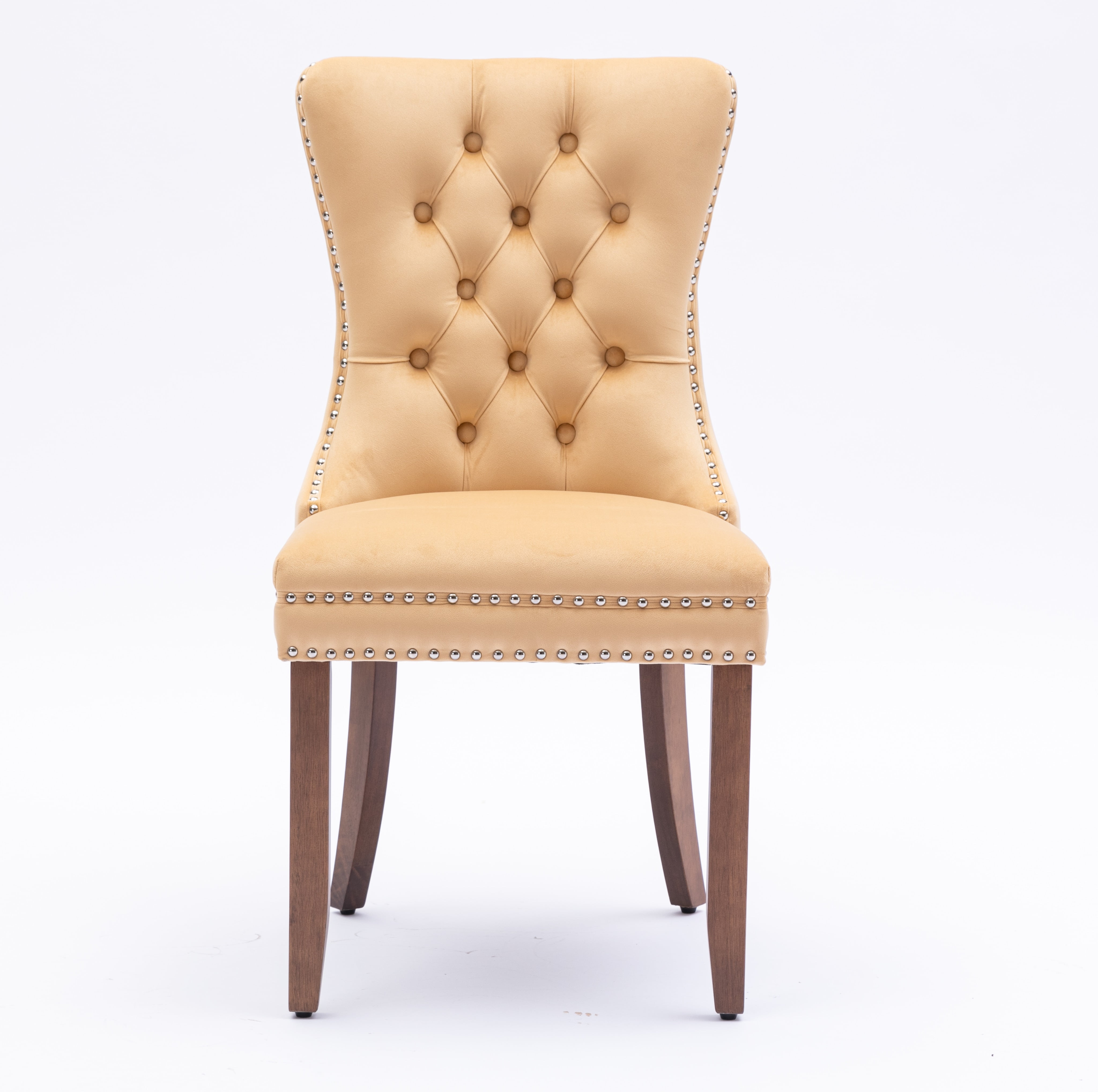 Tufted Dining Chair, Contemporary Velvet Chairs for Dining Room ...