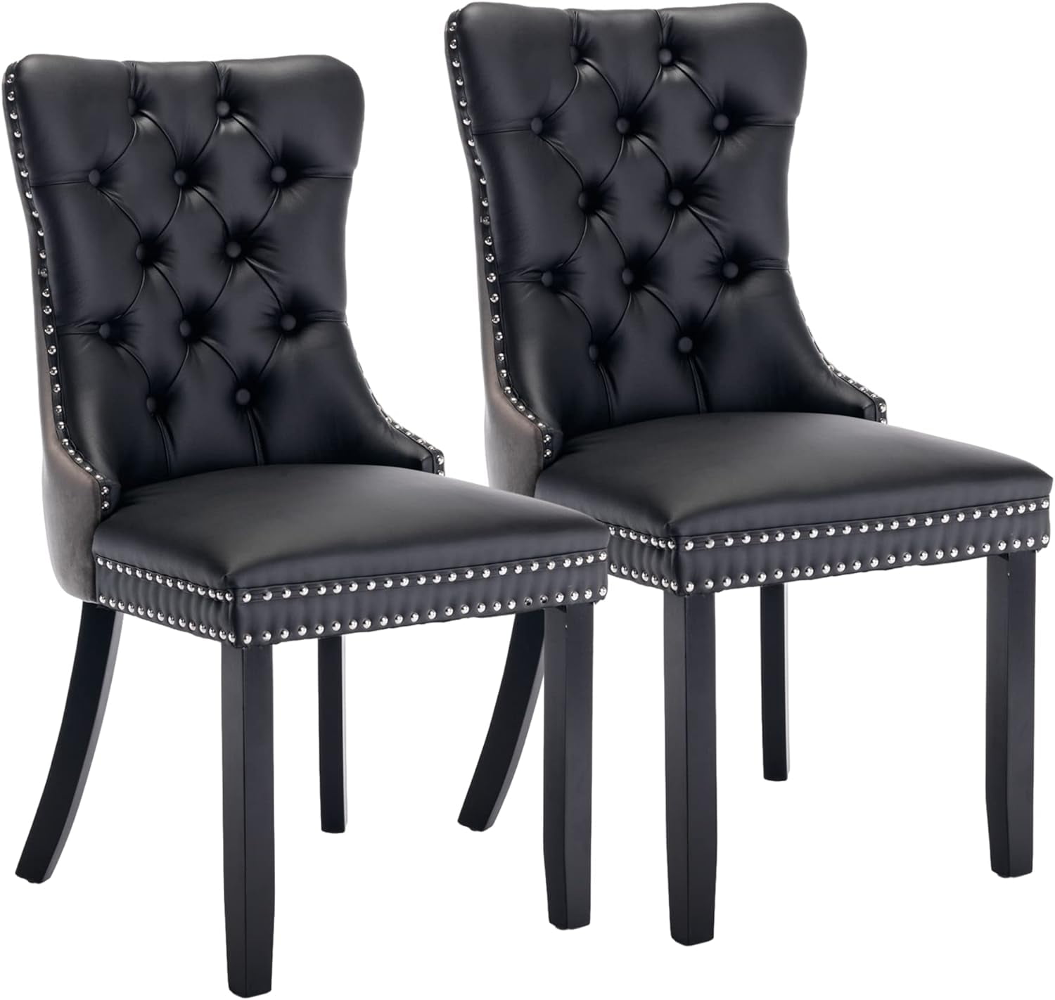 Tufted Dining Chair Velvet Chairs for Dining Room Upholstered Dining ...