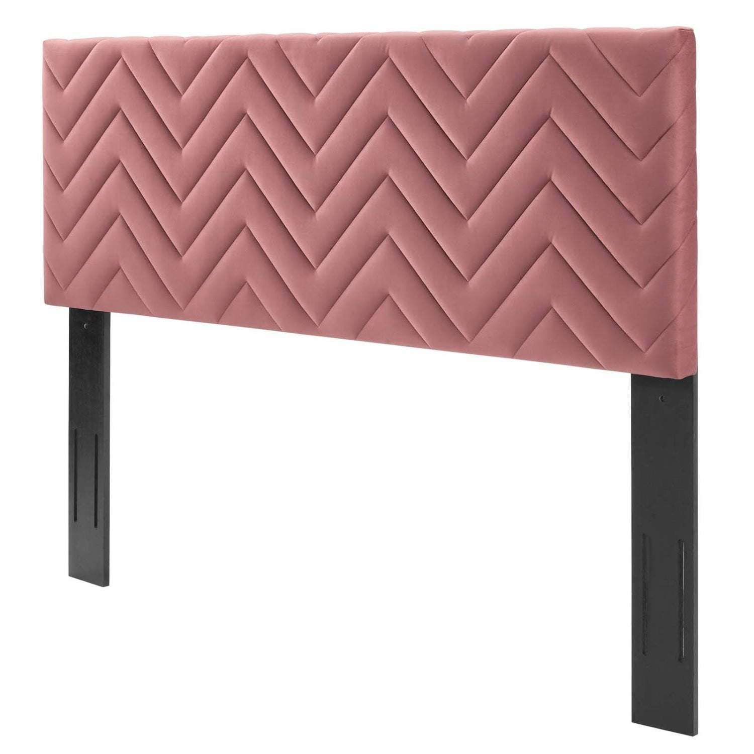 Tufted Headboard, King and CA King Size, Pink, Velvet, Mid Century ...