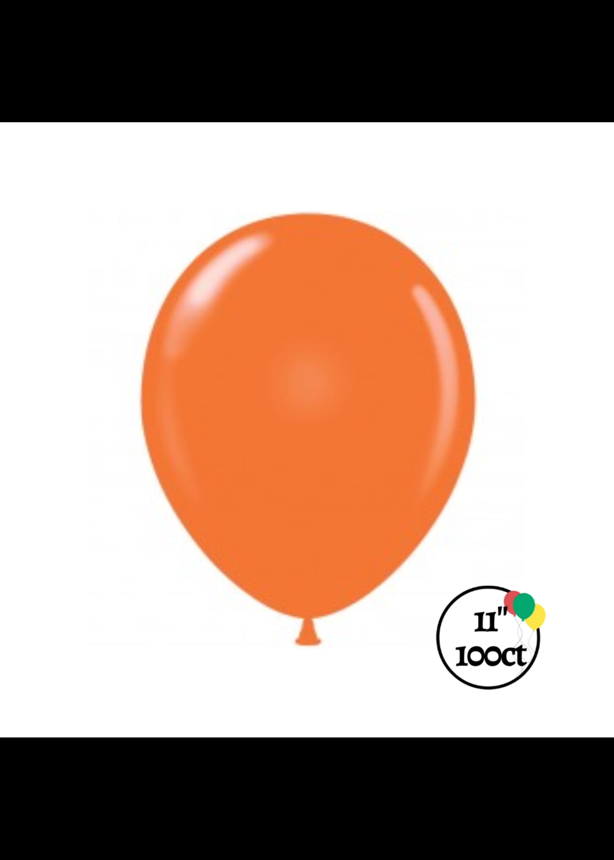 Tuftex 11" Orange Balloons 100 ct - Walmart.com