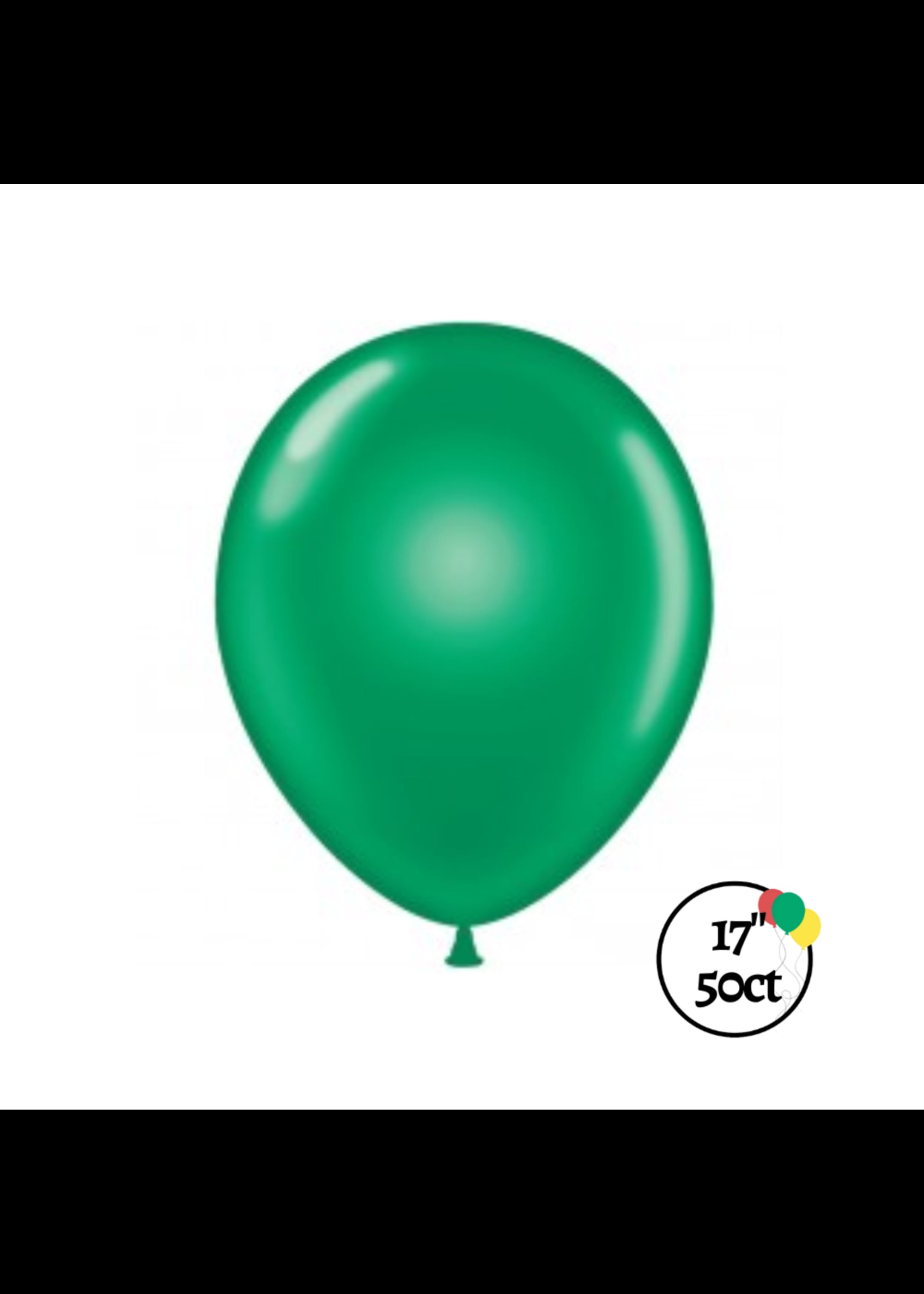 Tuftex 17" Crystal Emerald Green Balloons 50 ct - Walmart.com
