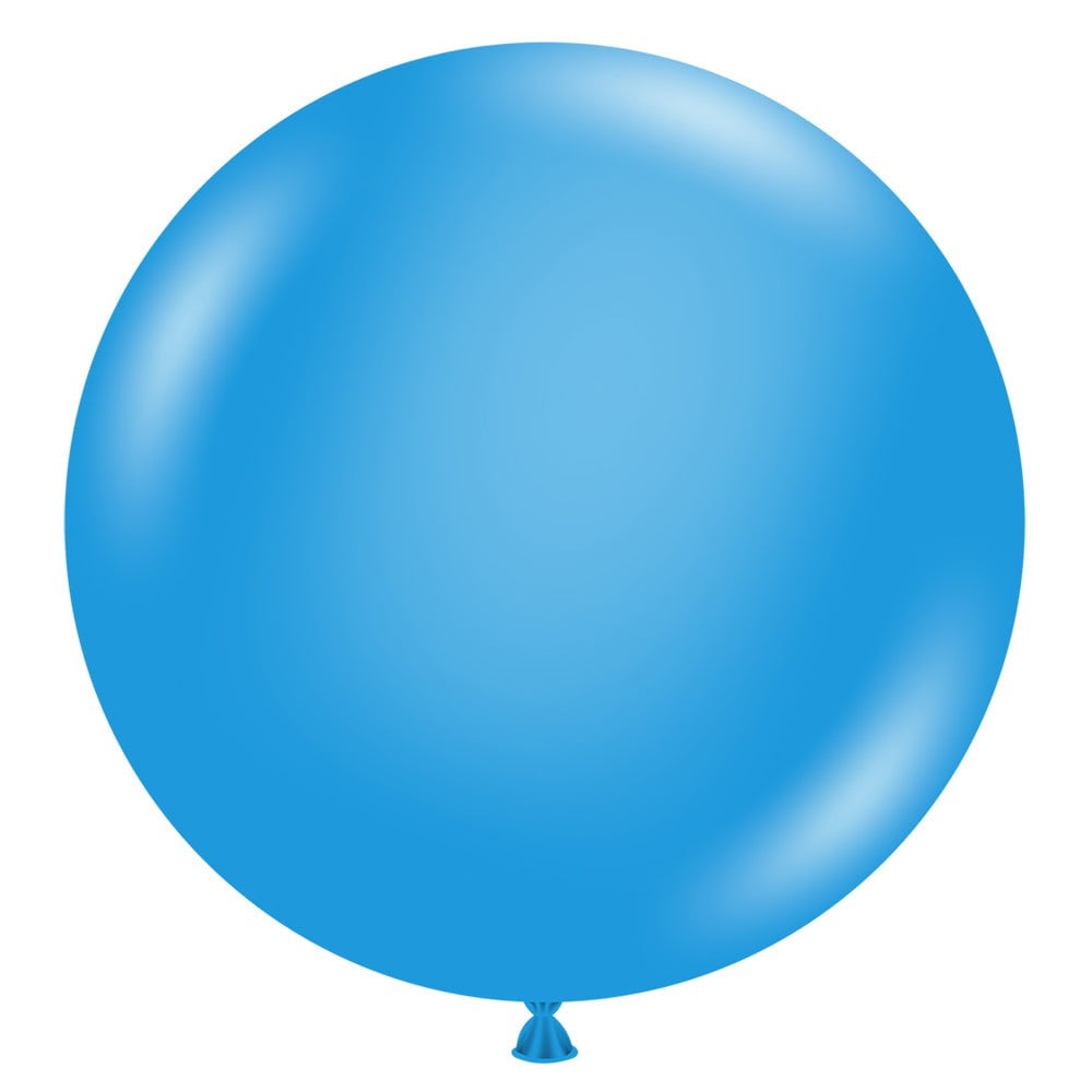 24 inch Tuftex Blue Latex Balloons (24 Pack) - Party Supplies ...