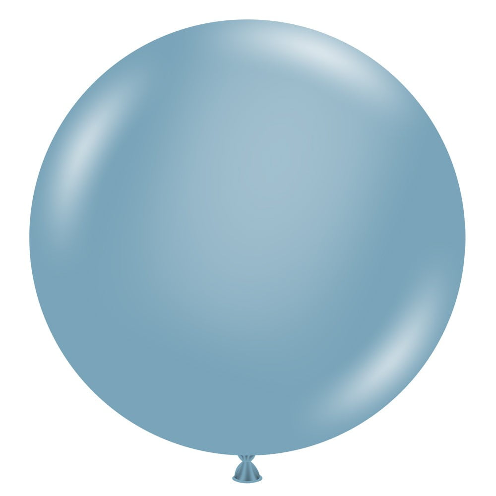36 inch JUMBO Blue Slate TUFTEX Latex Balloon (1 Pack) - Party Supplies ...