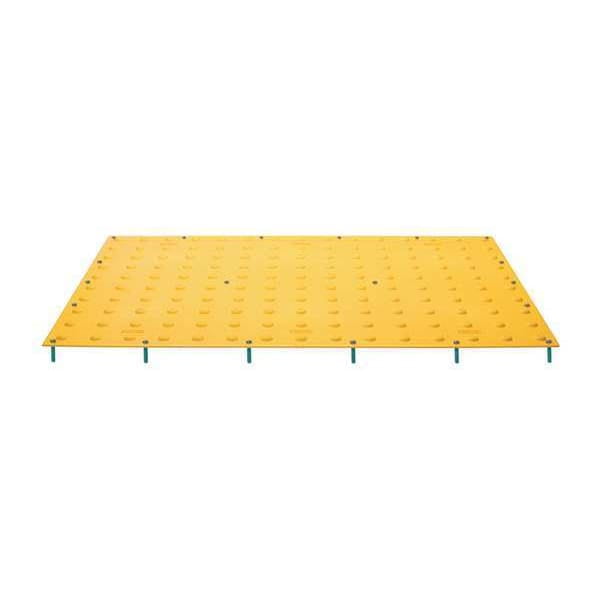 ADA Warning Pad Polymer Yellow, 2 ft W x 5 ft L, 7/16 in Thick ...