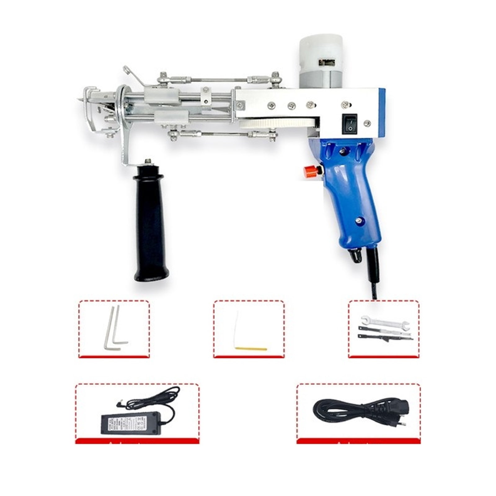 Tufting Gun 2 IN 1 Electric Carpet Tufting Gun Can Do Both Cut Pile And ...