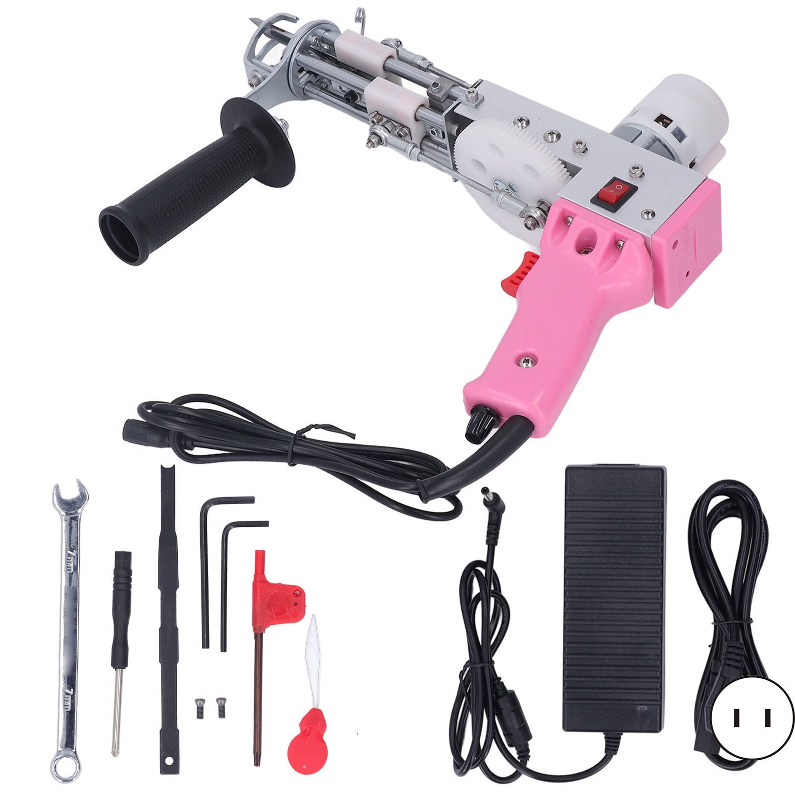 Tufting Gun Pink Cut Pile Electric Carpet Weaving Gun Rug Electric ...