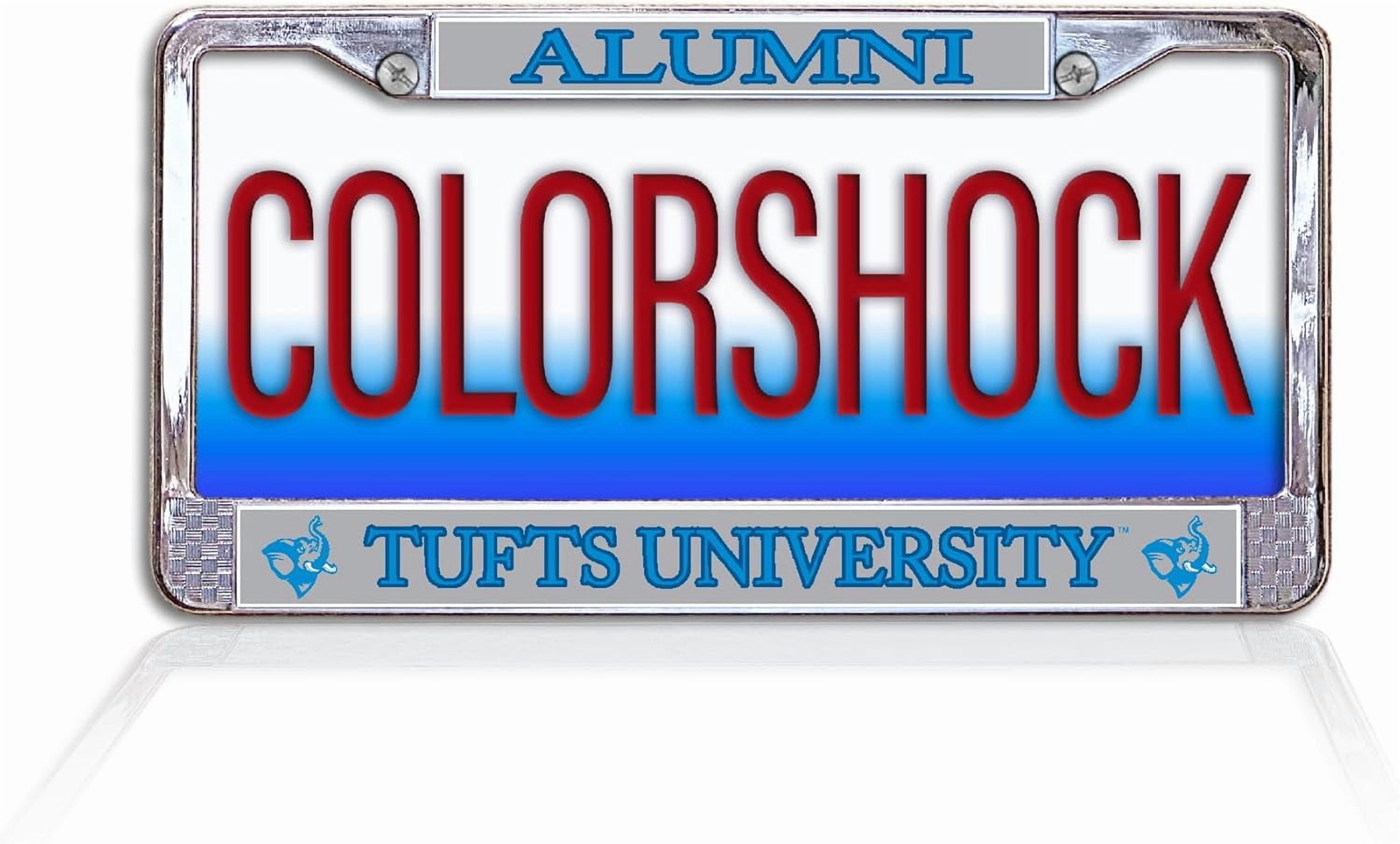 Tufts University Alumni Metal License Plate Frame (Officially Licensed ...