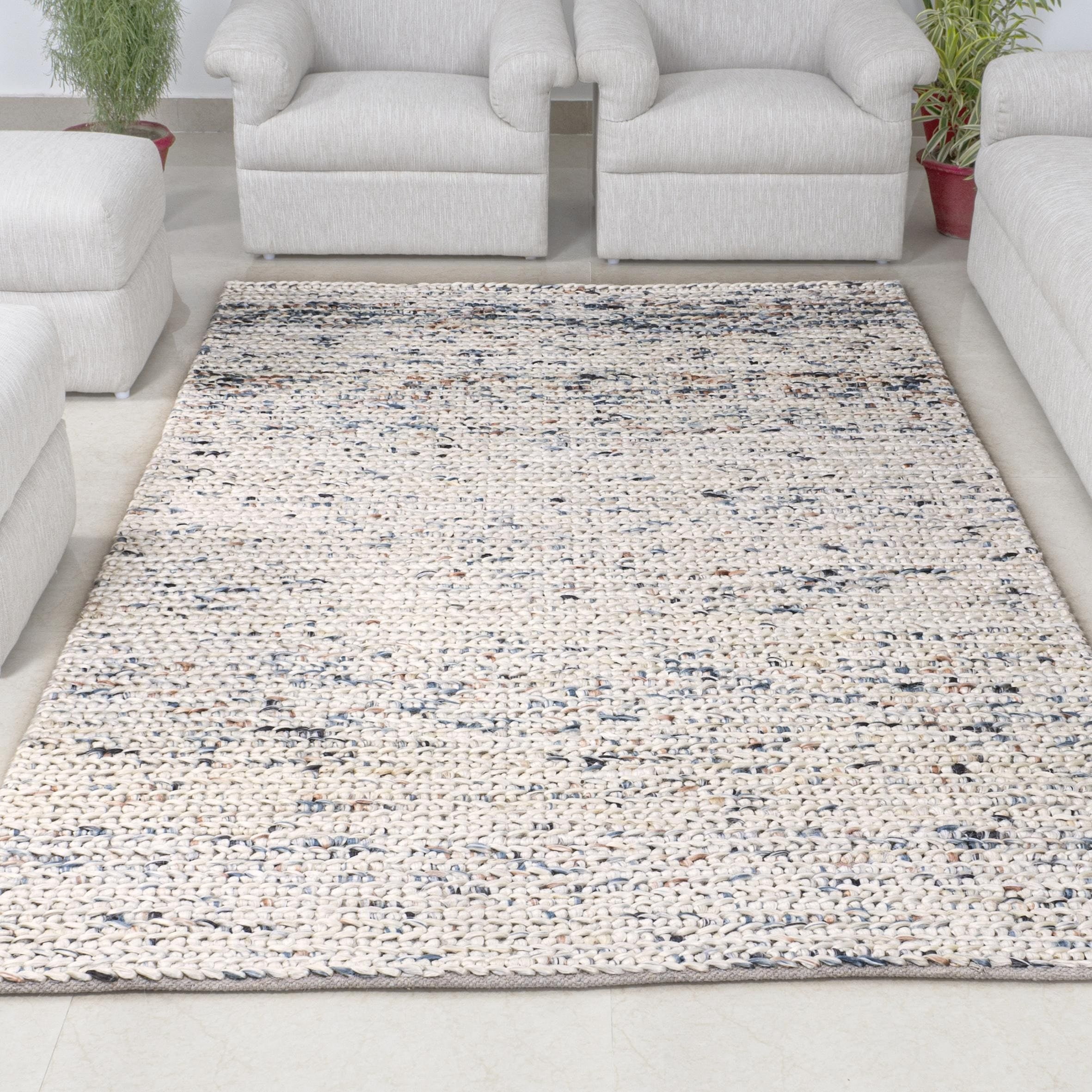 Tufty Home Handmade Brown/Grey Zohra Natural Flatwoven Bohemian Jute ...