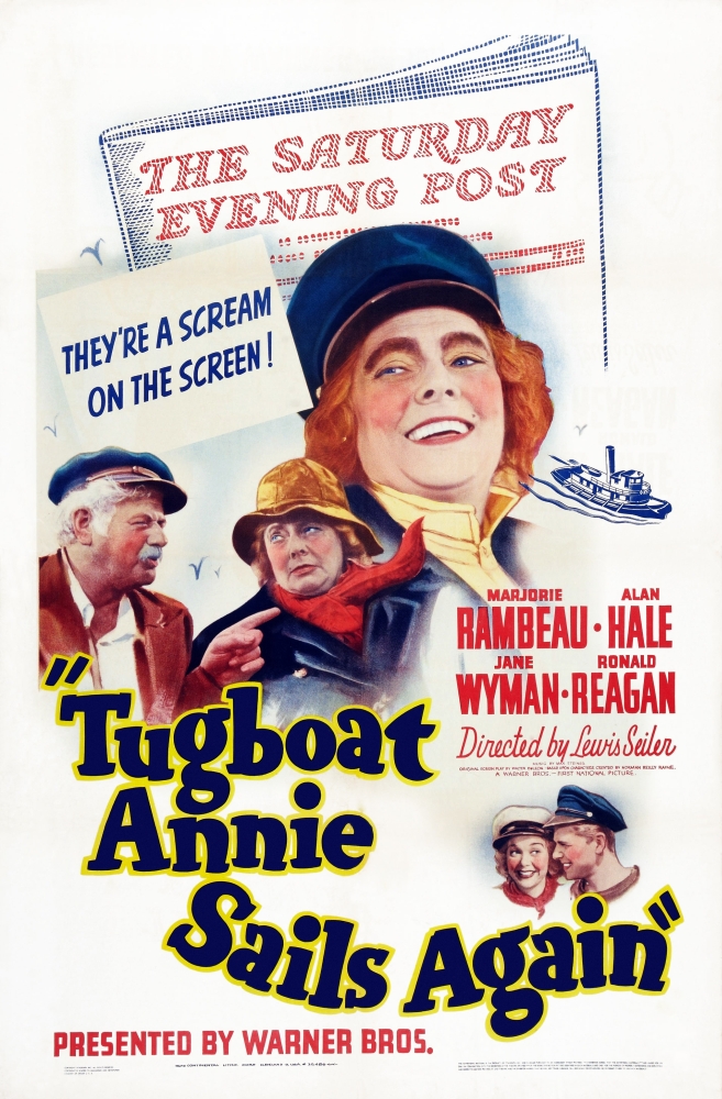 Tugboat Annie Sails Again Us Poster Art Top From Left: Alan Hale ...