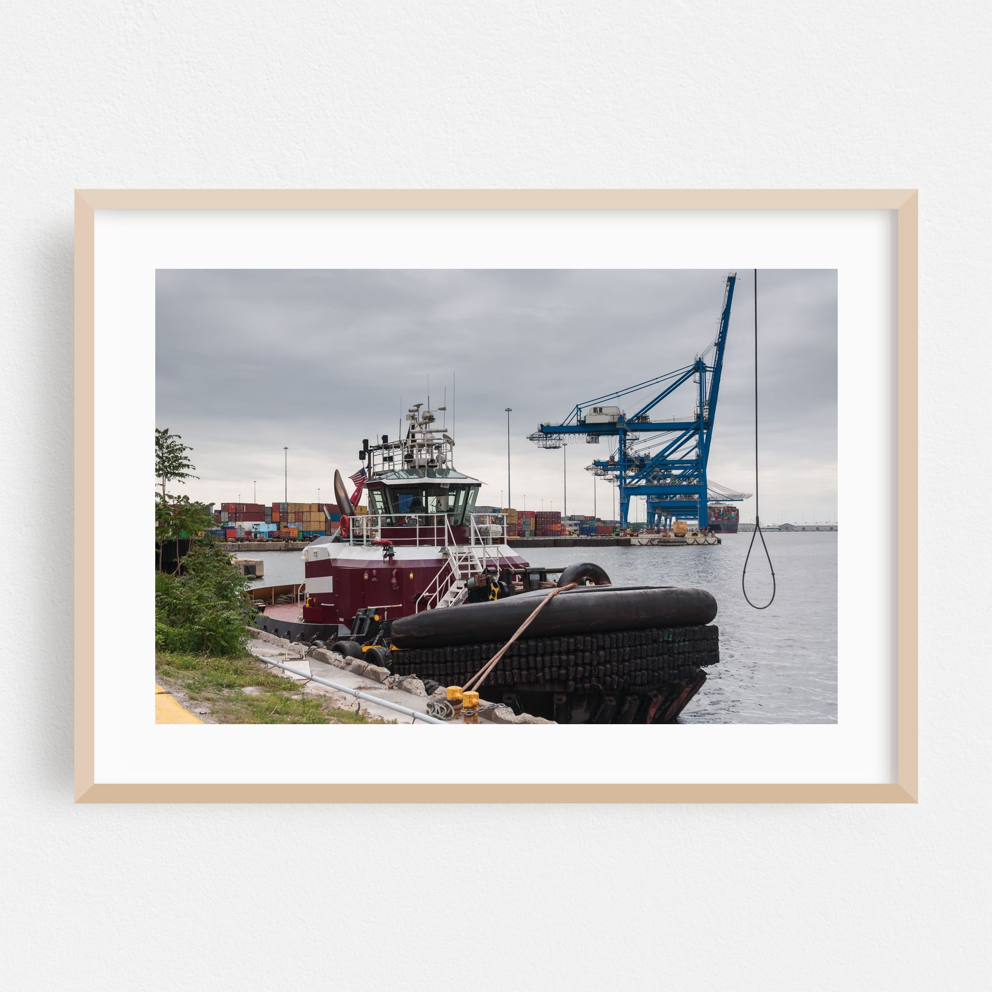 Tugboat Docked at the Port of Baltimore - Baltimore Maryland ...