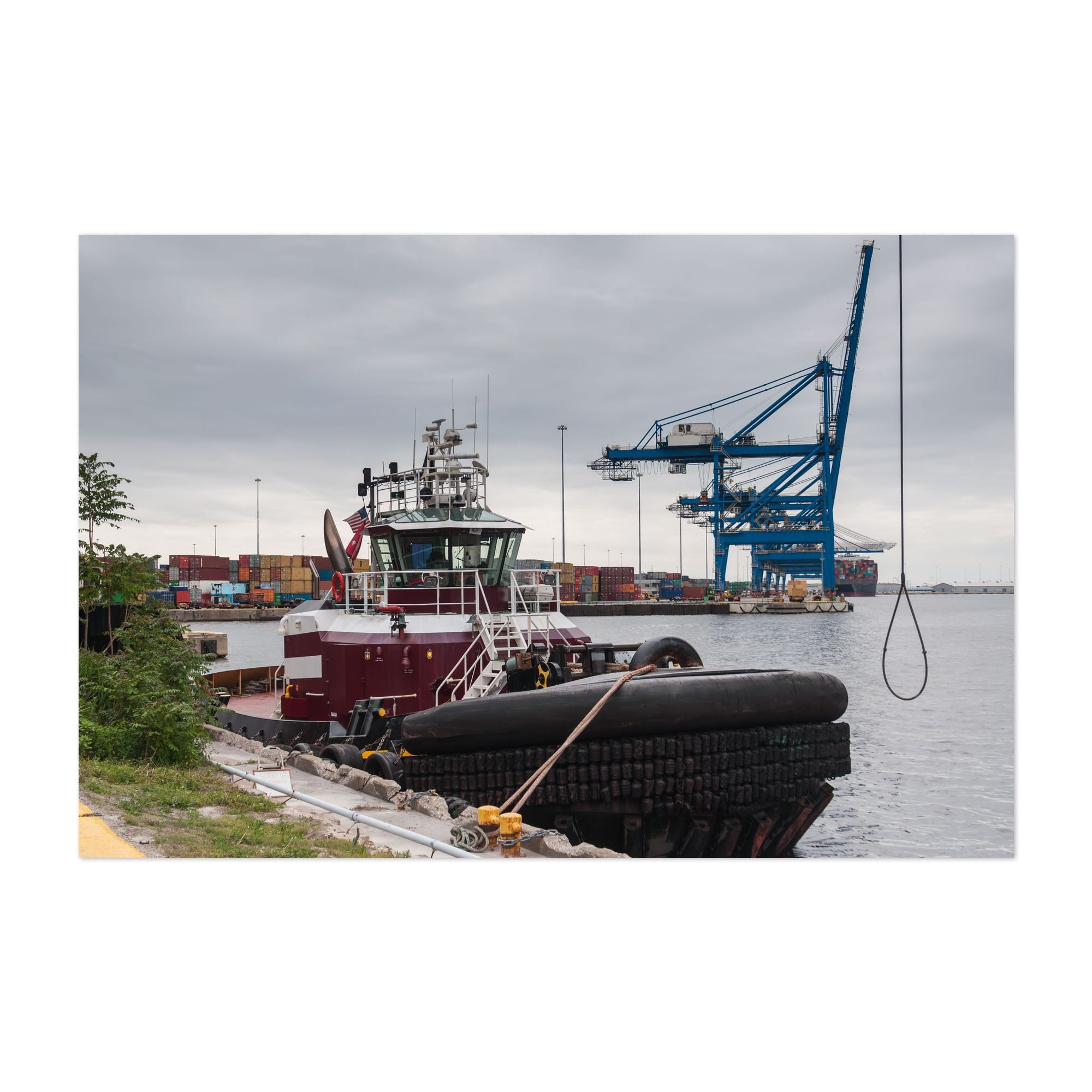 Tugboat Docked at the Port of Baltimore - Baltimore Maryland ...