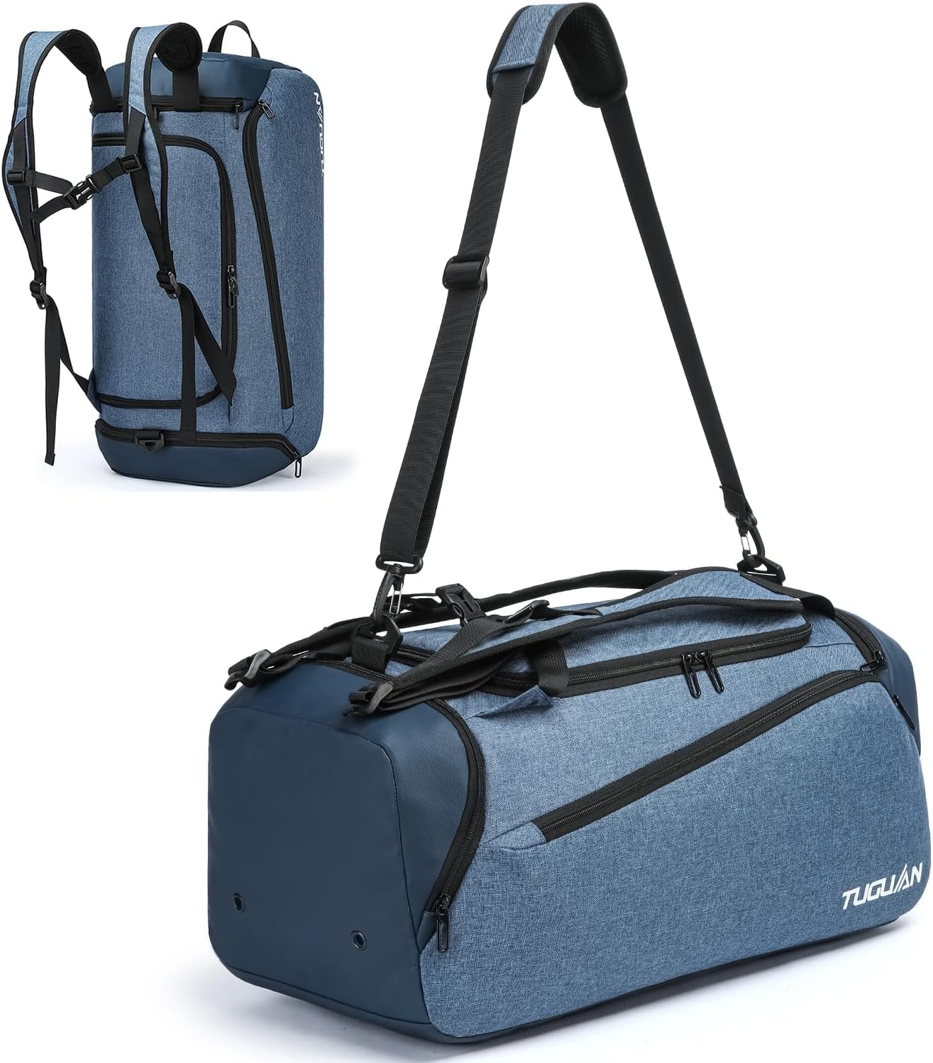 Tuguan Travel Duffle Bag for Men Portable Large Gym Duffel Backpacks ...