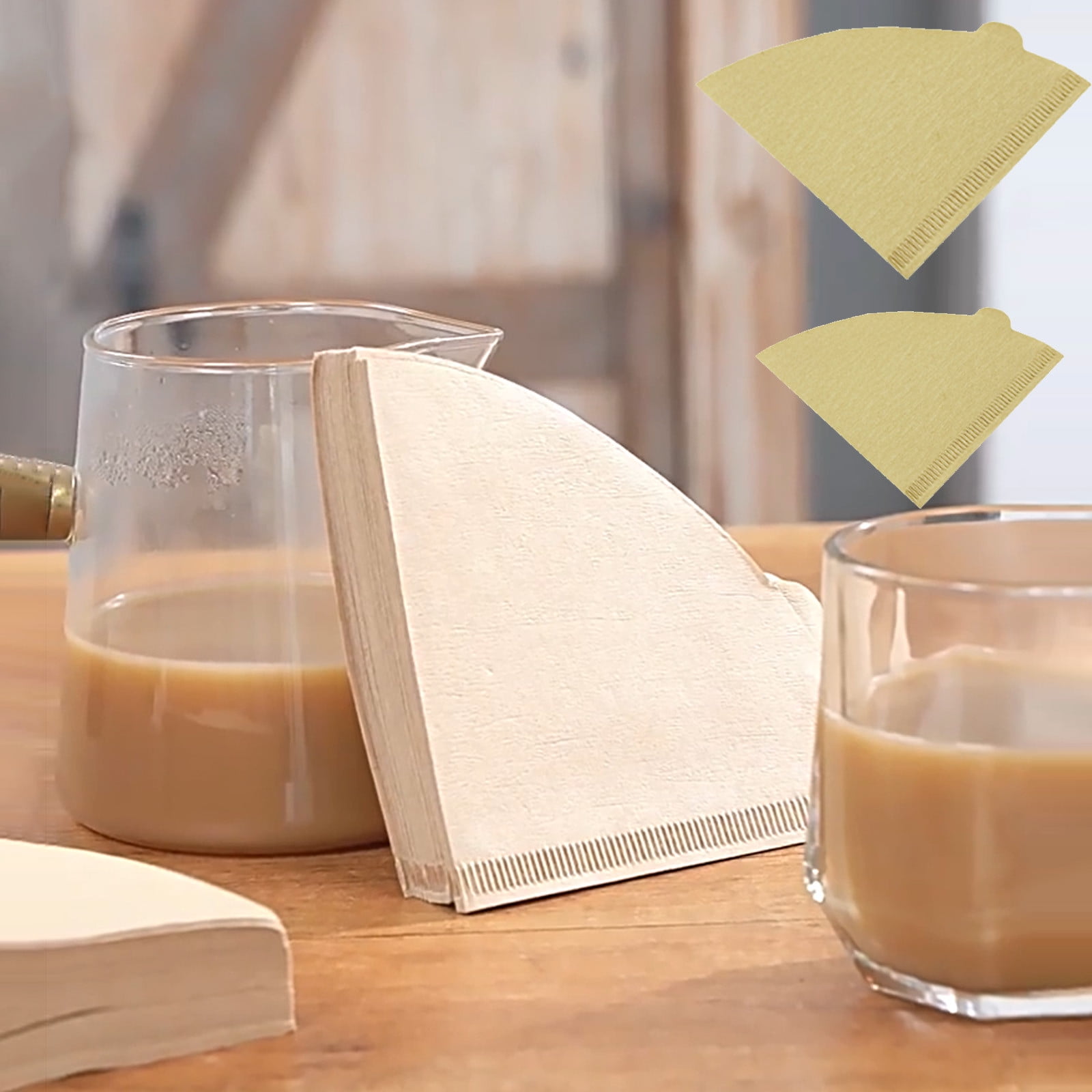 Tuitoonm Coffee Paper Unbleached Natural Brown 101 Sheets Large ...