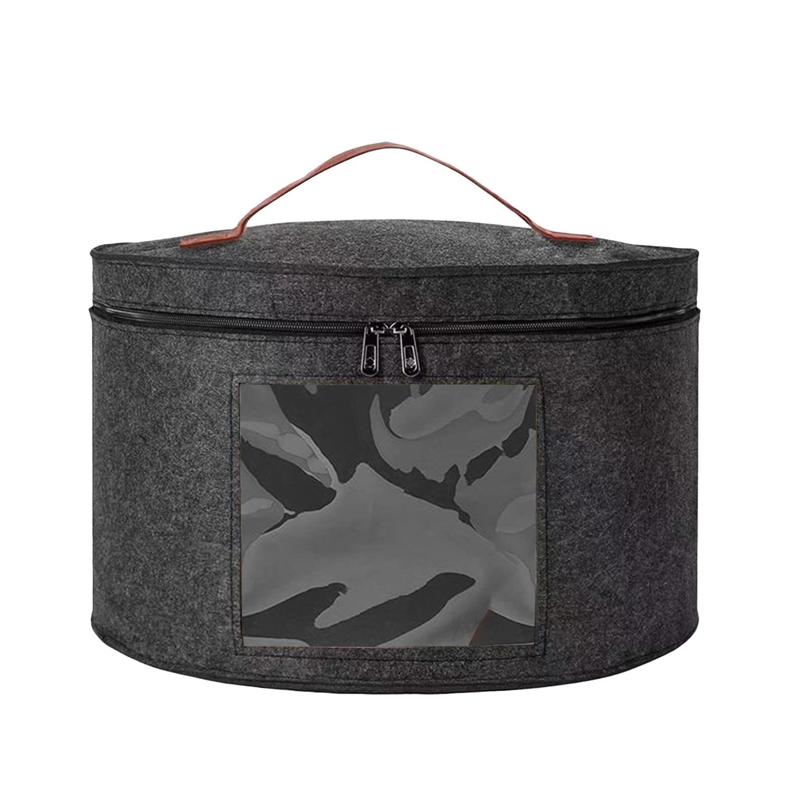 Tuitoonm Hat Storage Box Portable Felt Organizer Bucket Foldable ...