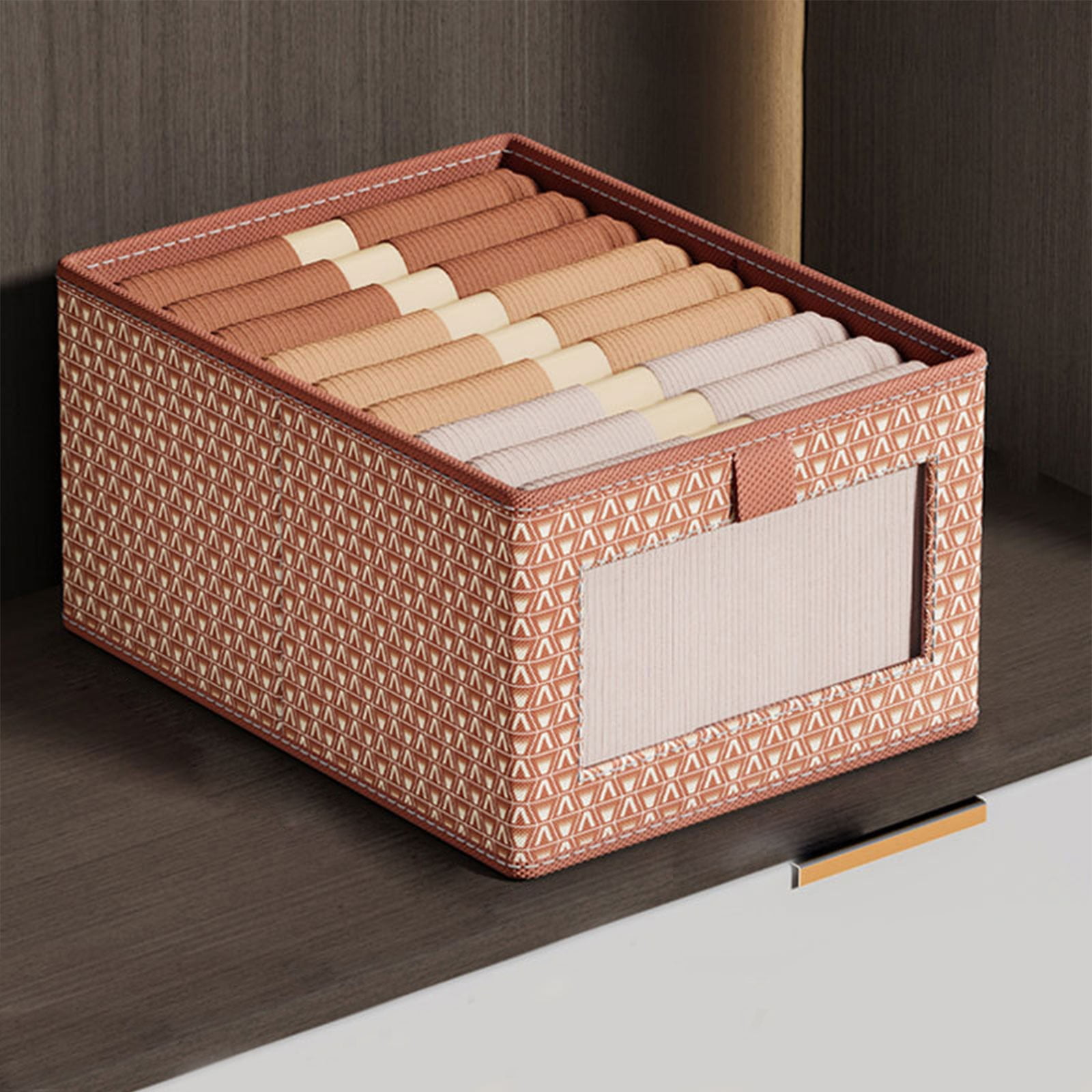 Tuitoonm Storage Box Foldable Clothing Storage Box Wardrobe ...