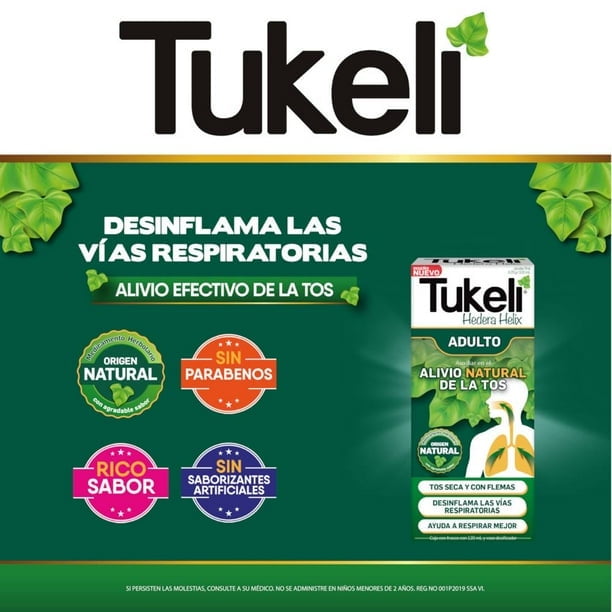 Tukeli Cough Syrup with Hedera Helix Adult 120 ml - Walmart.com