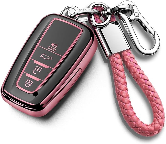 Tukellen for Toyota Key Fob Cover with Keychain,Special Soft TPU Key ...