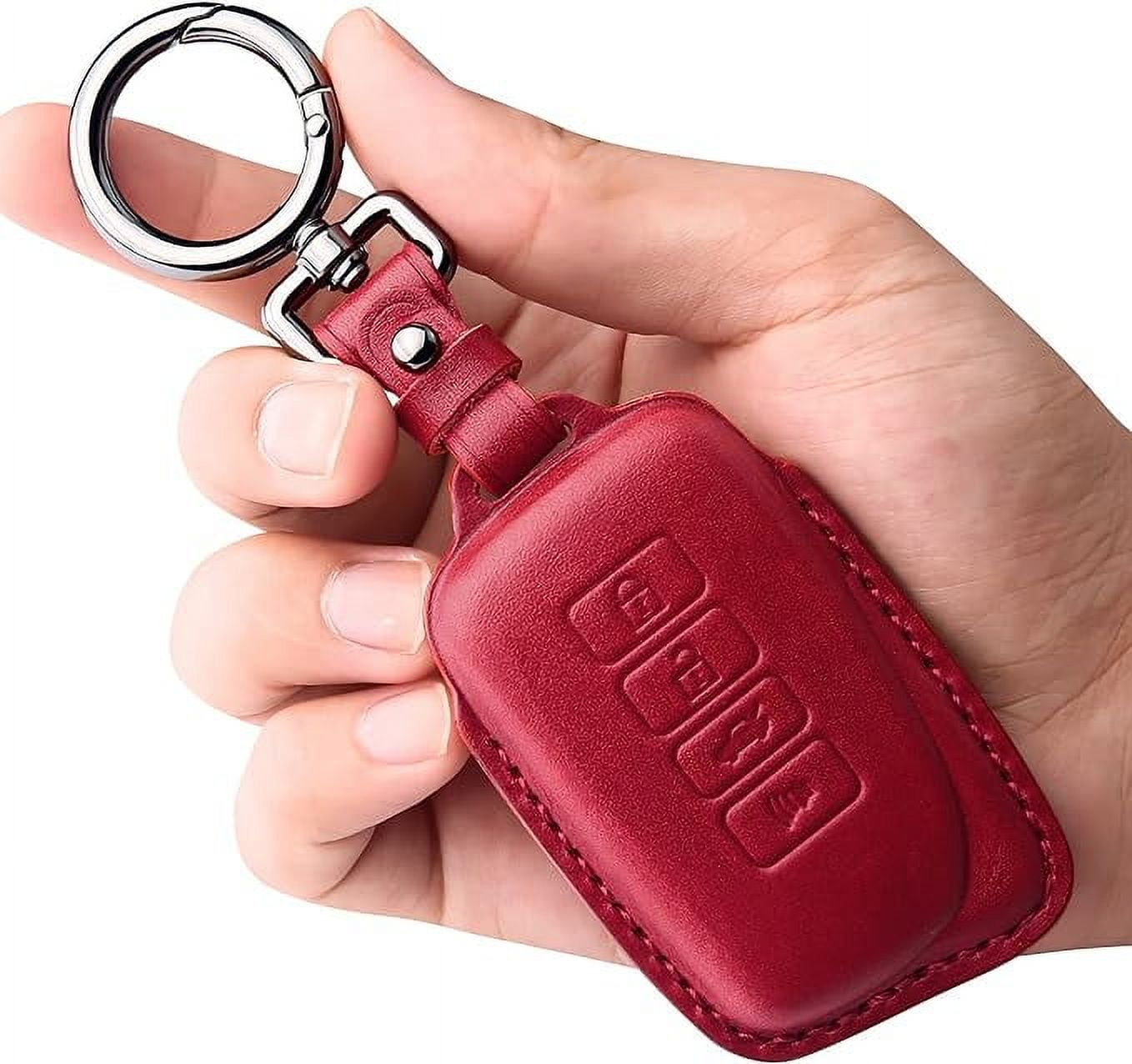 Tukellen for Lexus Leather Key Fob Cover with Keychain Compatible with ...