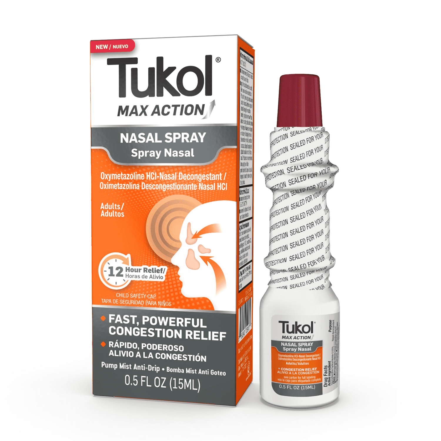 Tukol Max Action Nasal Spray .5 oz HSA/FSA Eligible - Walmart.com
